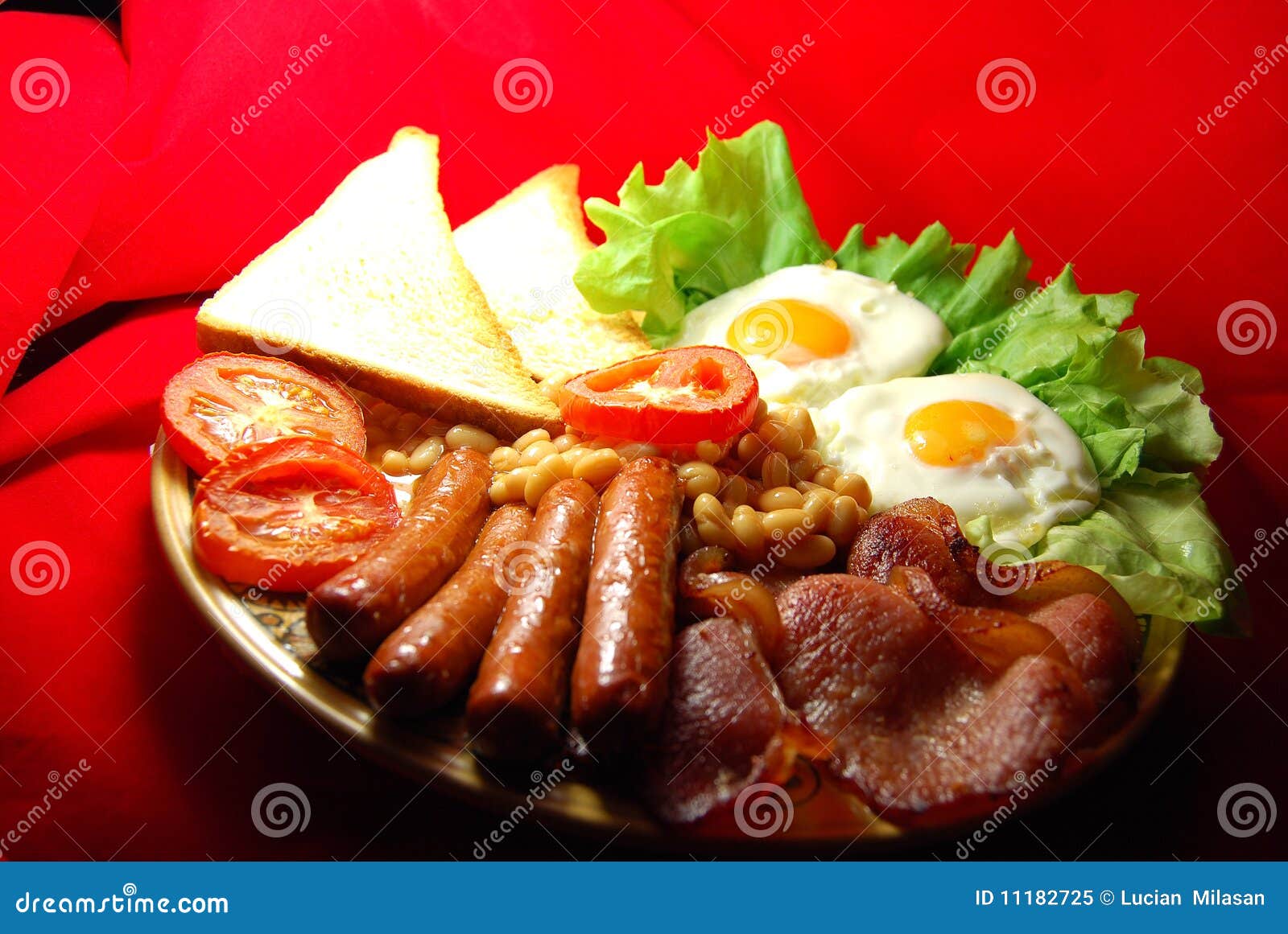 Traditional English Breakfast Stock Image - Image of fast, fatty: 11182725