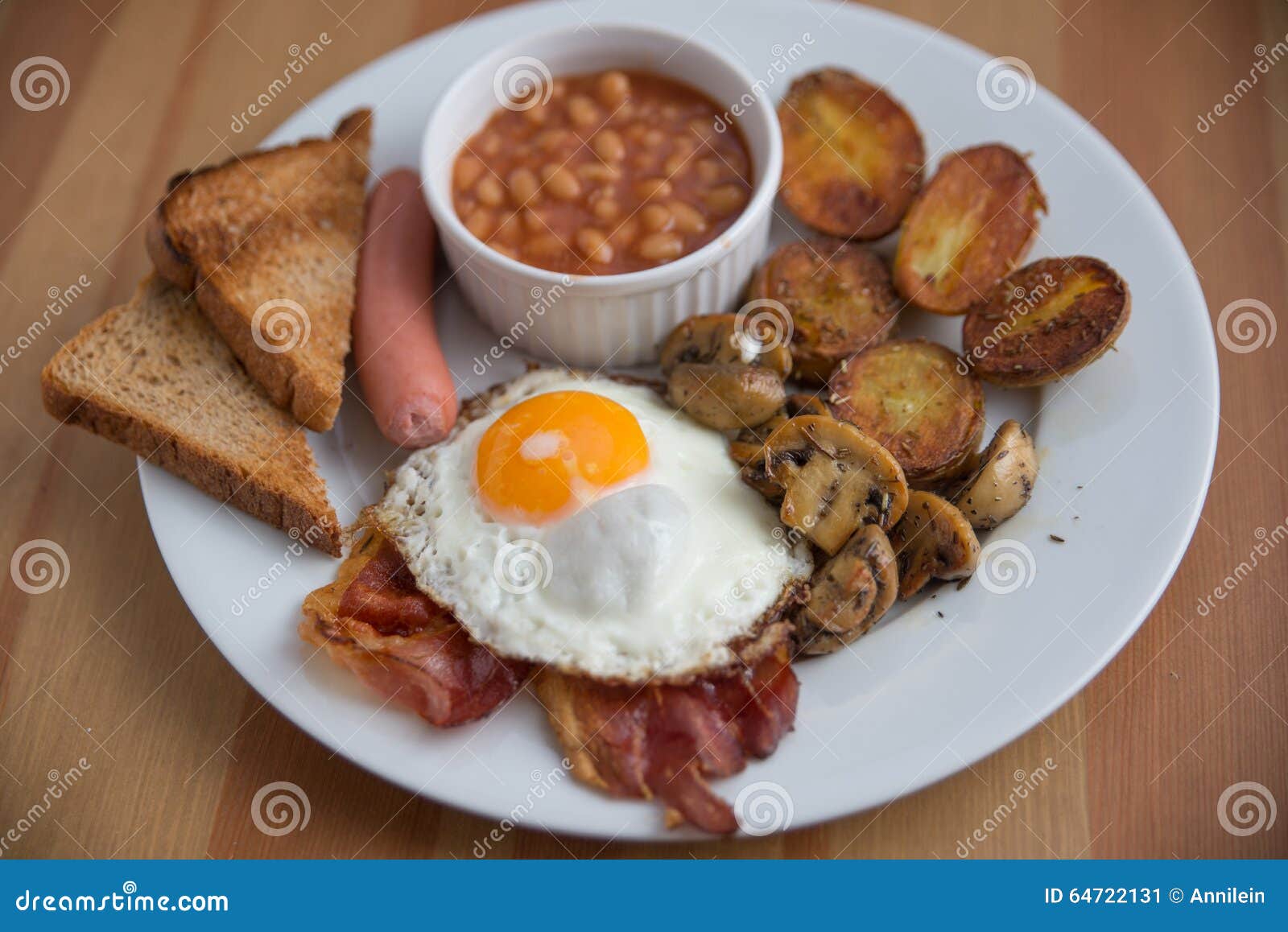 Traditional English Breakfast Stock Image - Image of cuisine, plate ...