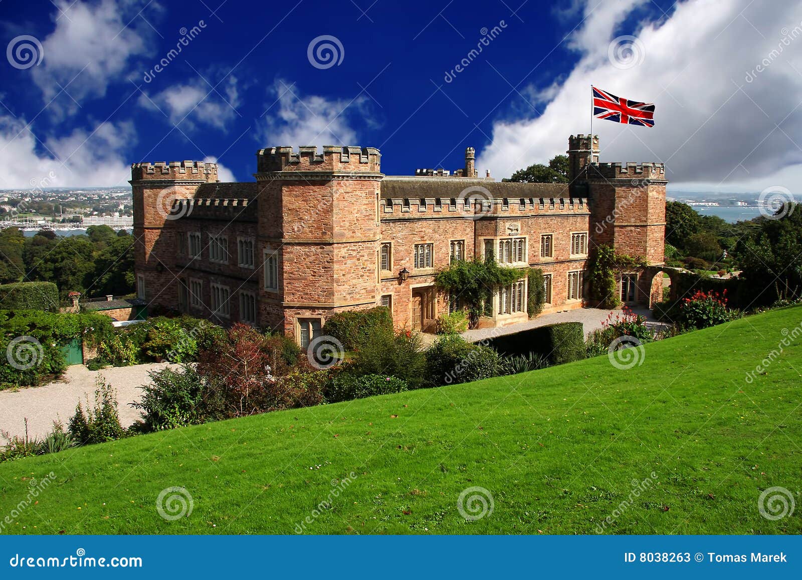 Traditional English Castle,cornwall Editorial Stock Photo - Image of ...