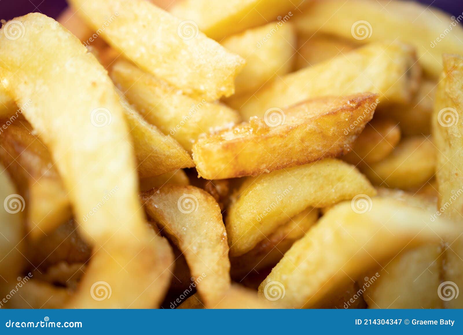 Traditional English Chippy Food Closeup Stock Image - Image of chip ...
