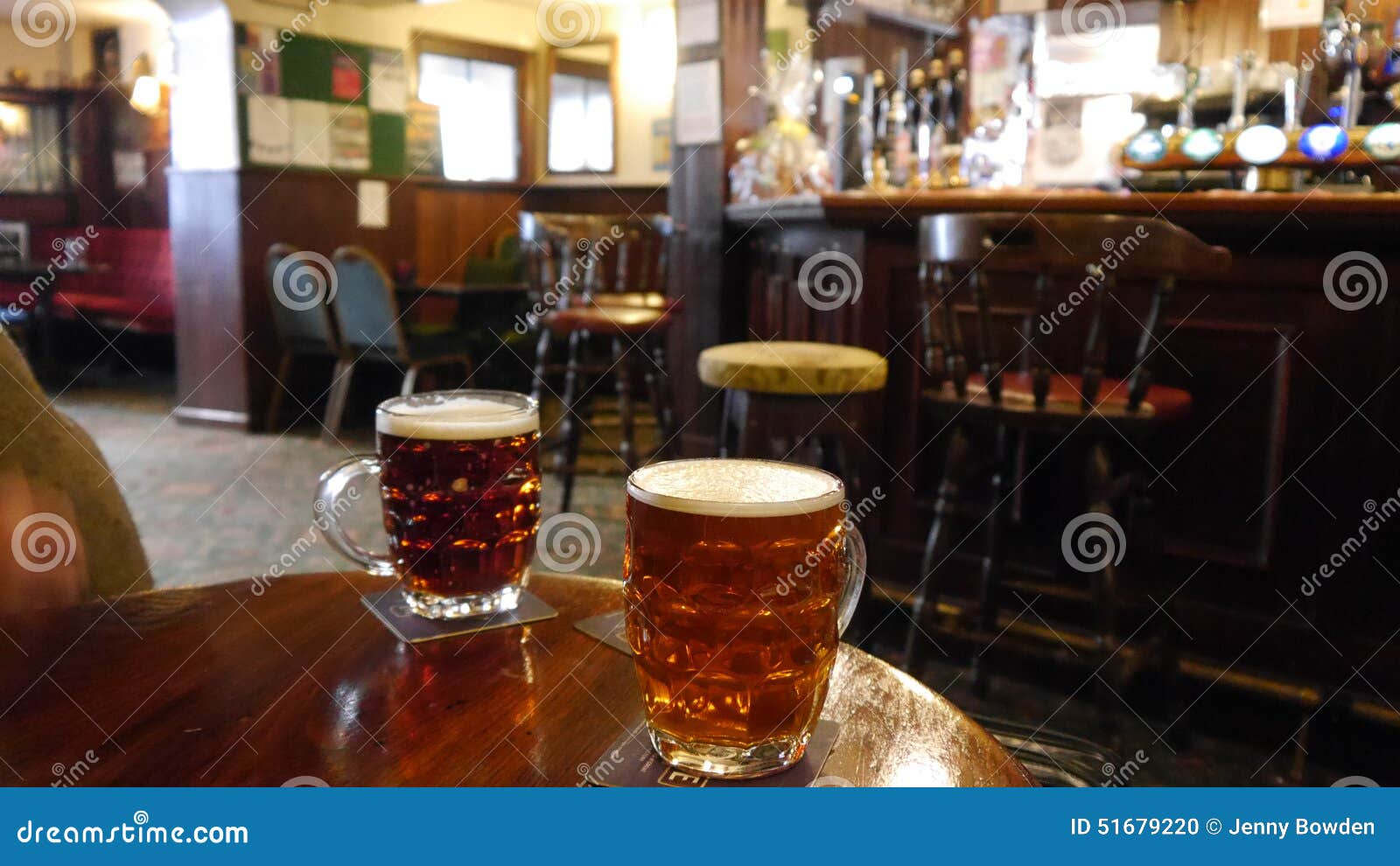 A traditional English pub stock photo. Image of casks - 51679220