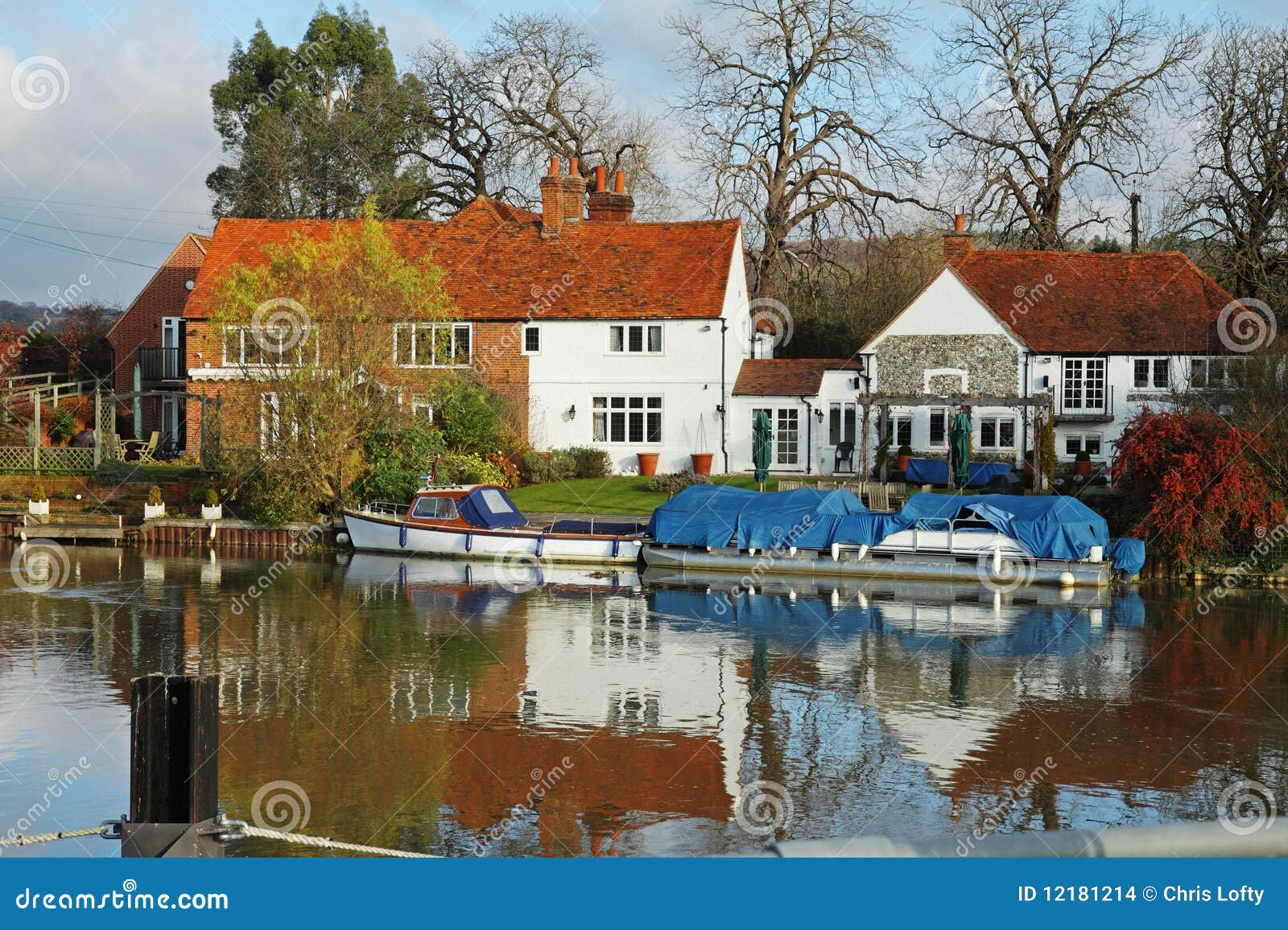 Riverside House In A Slum Of Thailand Royalty-Free Stock Image ...