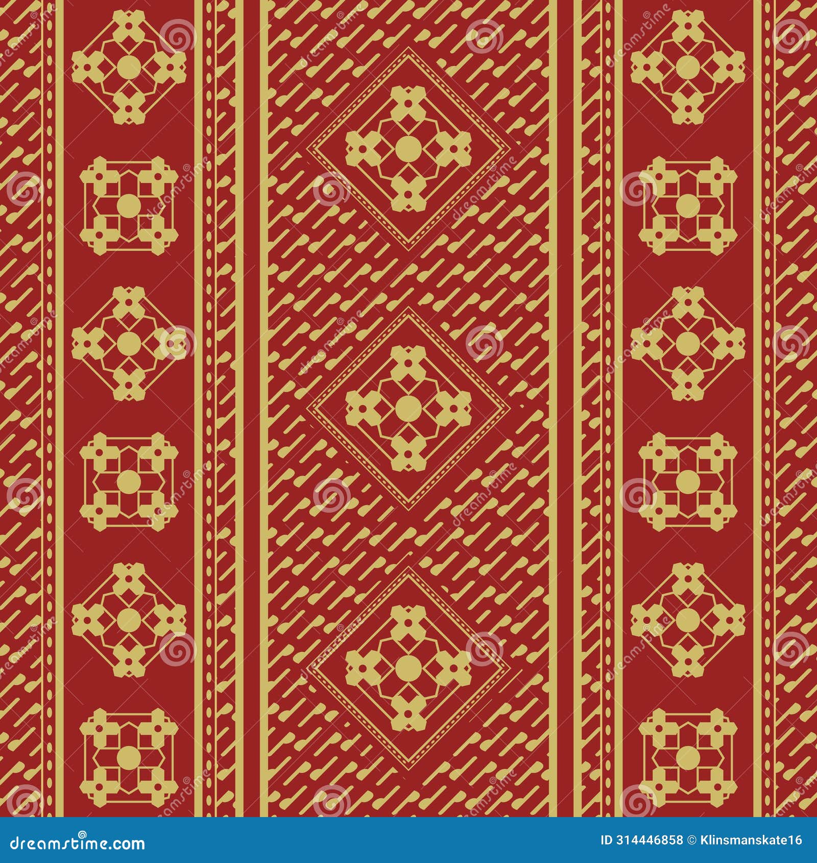 Traditional Ethnic Batik Songket Pattern Motif Art Textile Stock Vector ...