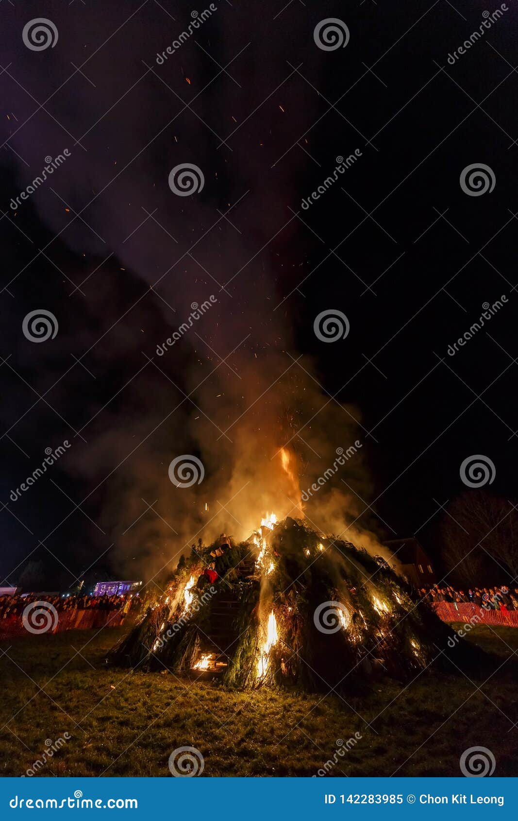 The Traditional Event - Bon Fire Editorial Image - Image of terrible ...