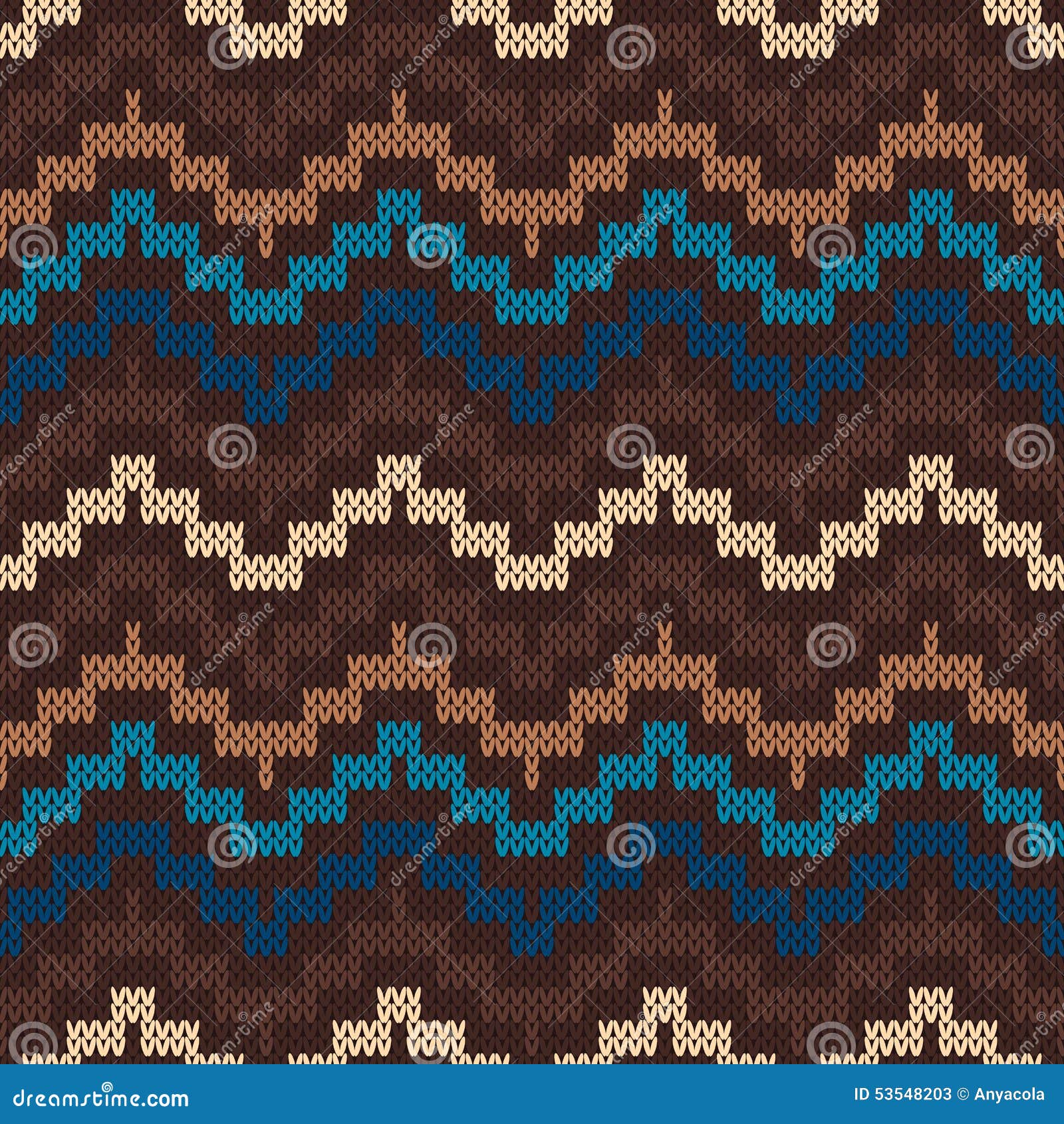 Traditional Fair Isle Pattern. Seamless Knitting Ornament Stock Vector ...