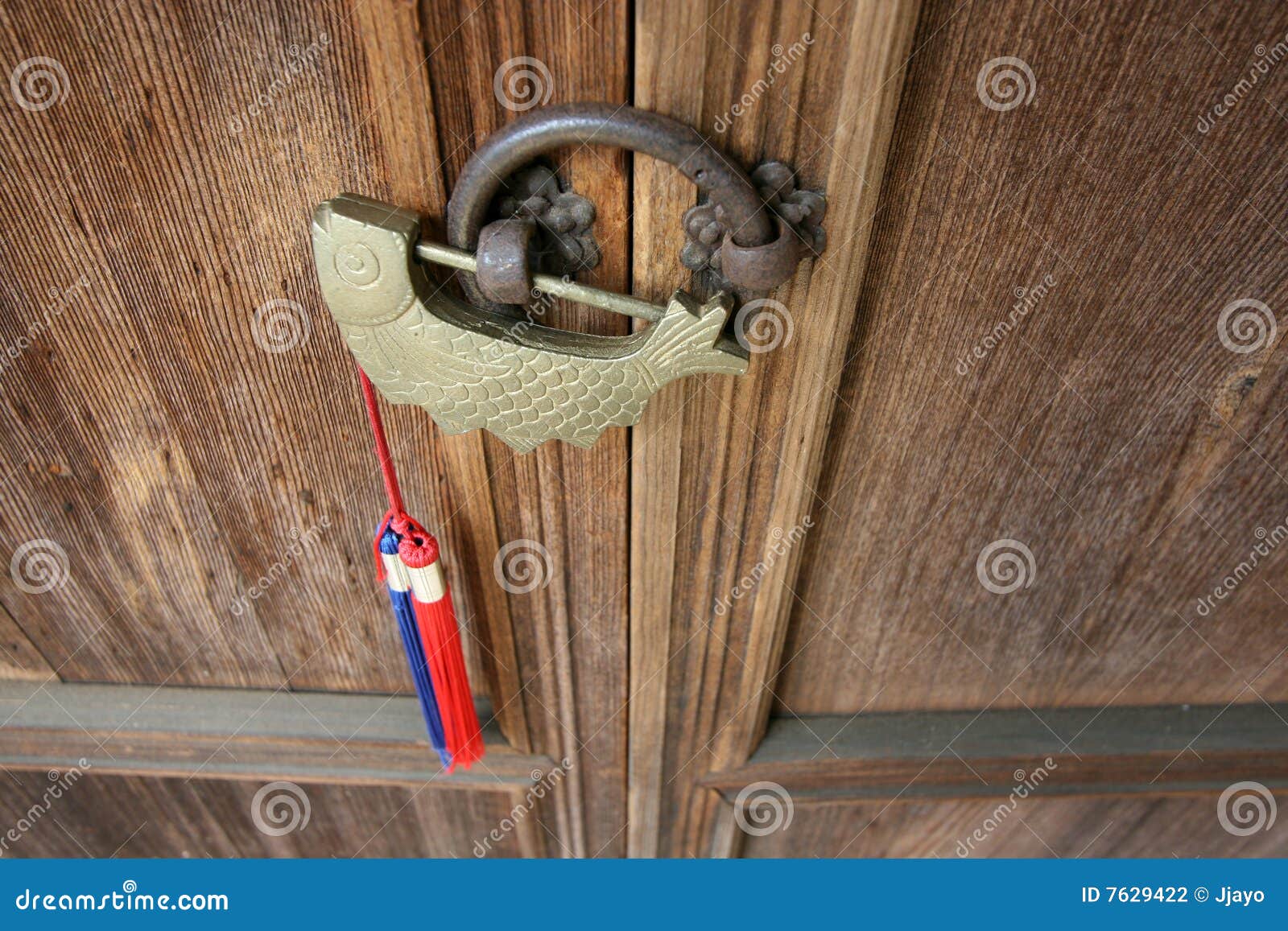Traditional Fish-shaped Padlock Stock Photo - Image of protect ...