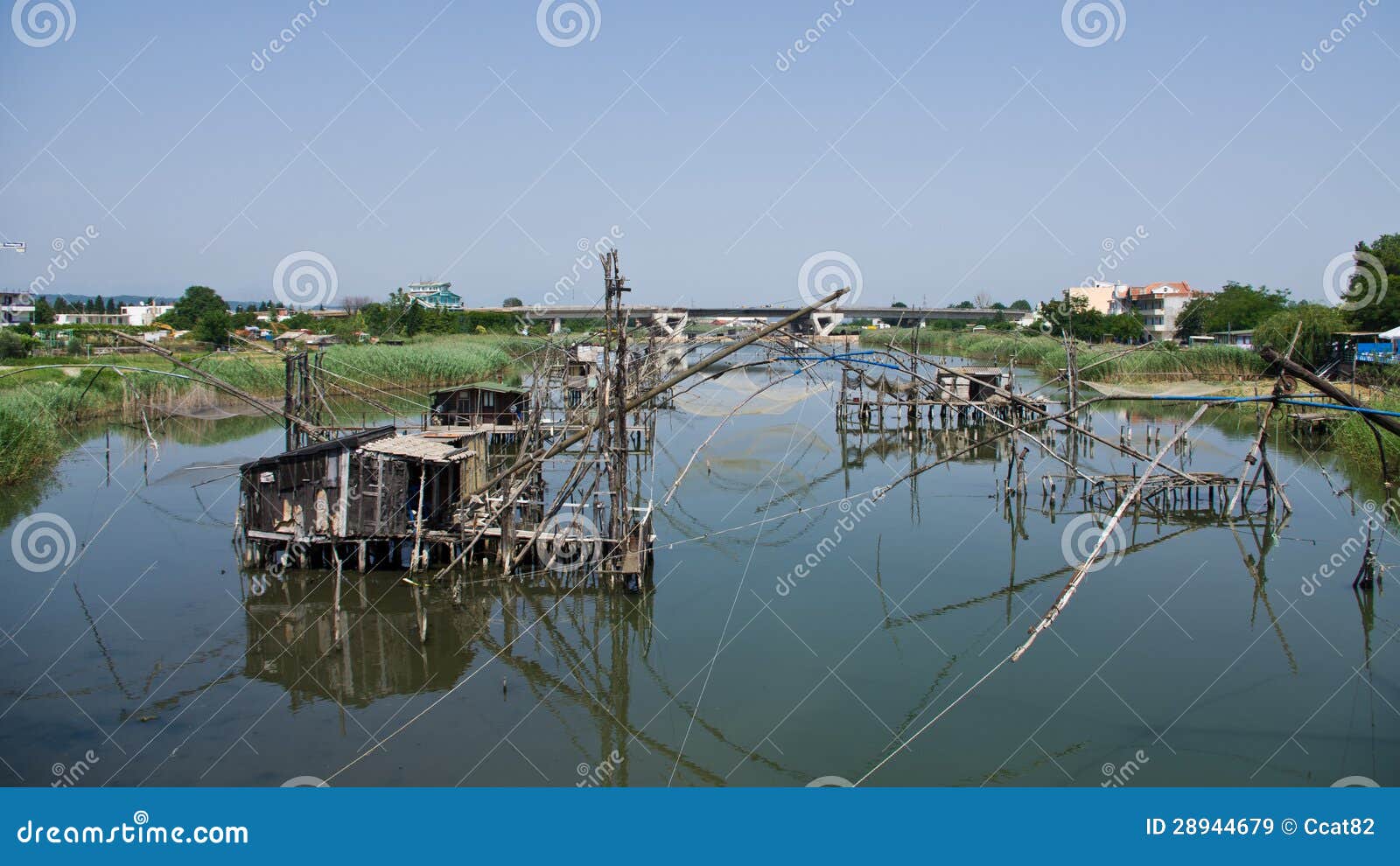 Traditional Fishing Harbour Stock Image - Image of style, pier: 28944679