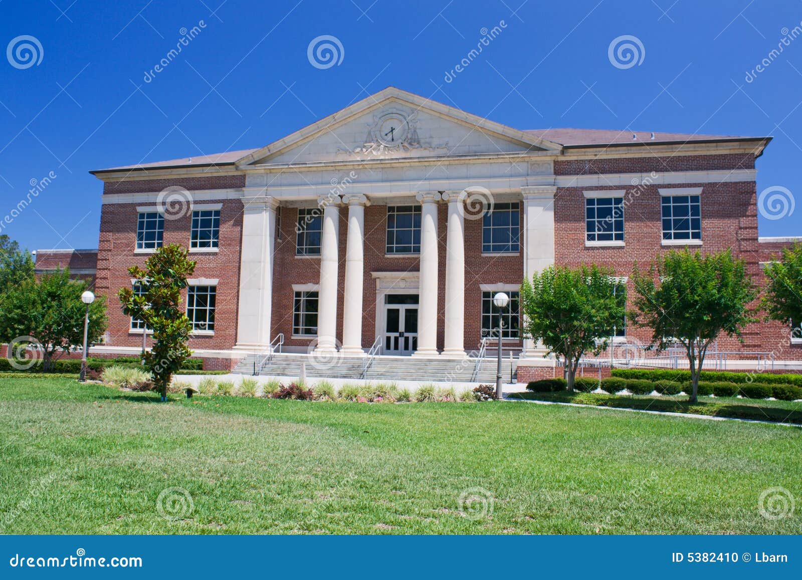 Traditional Florida Courthouse Stock Photo - Image of clock, building ...