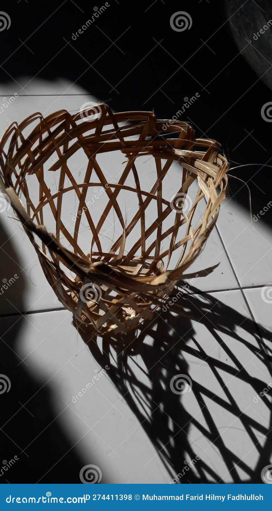 Traditional Food Containers Made of Woven Bamboo Stock Photo - Image of ...