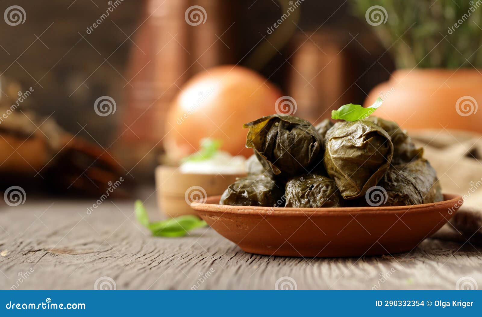 Traditional food dolma stock photo. Image of vine, cooked - 290332354