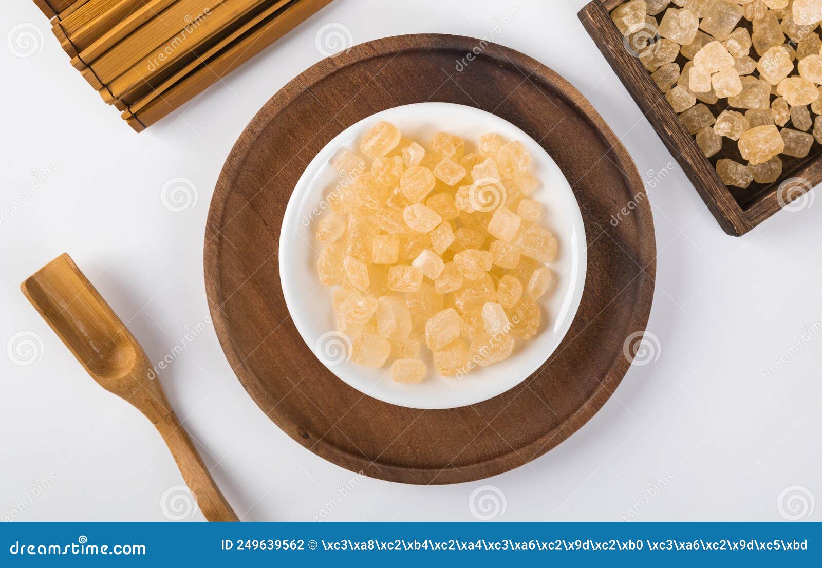 Traditional Food Yellow Ice Candy Stock Photo - Image of crystal ...