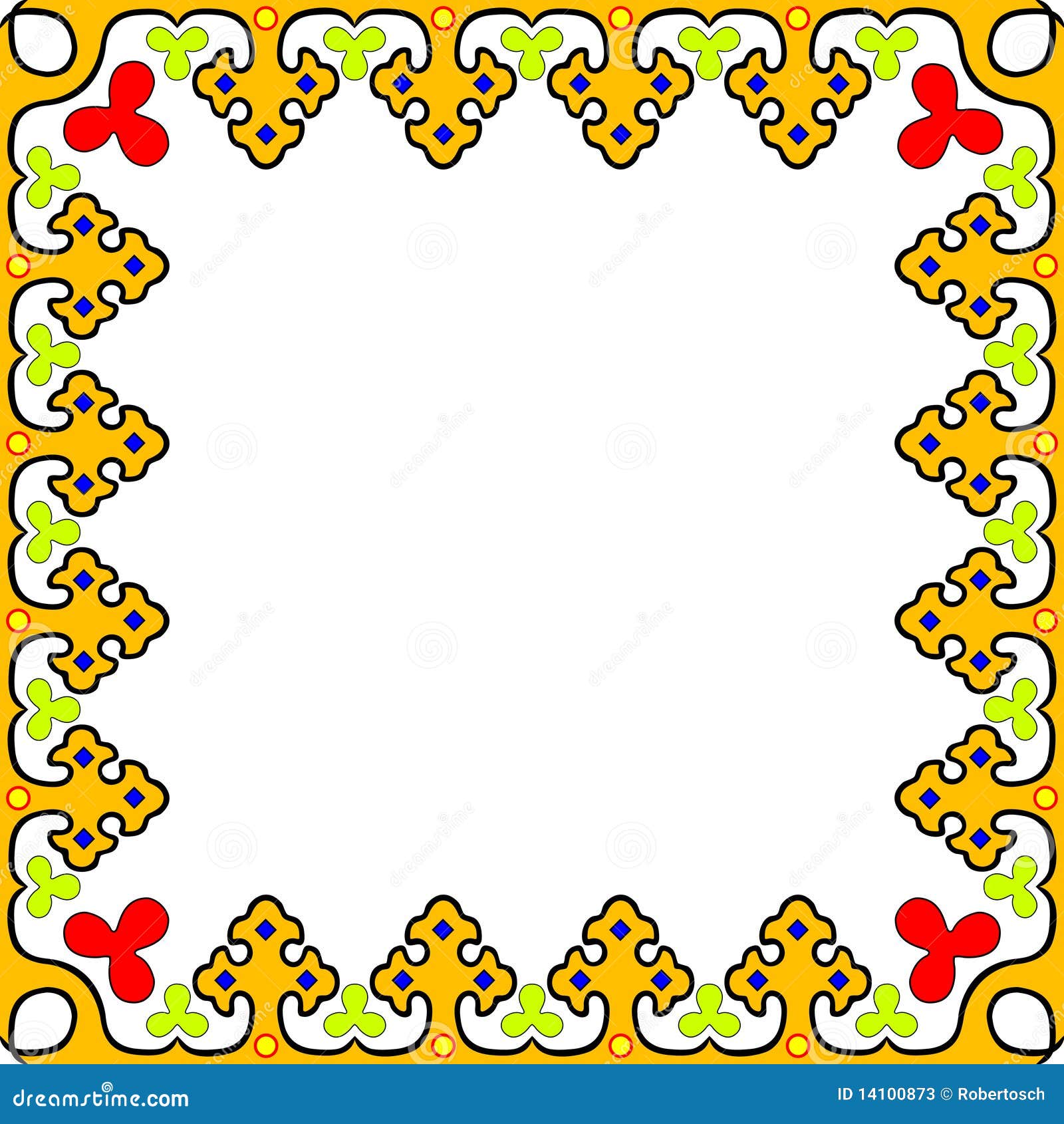 Traditional frame stock vector. Illustration of frame - 14100873