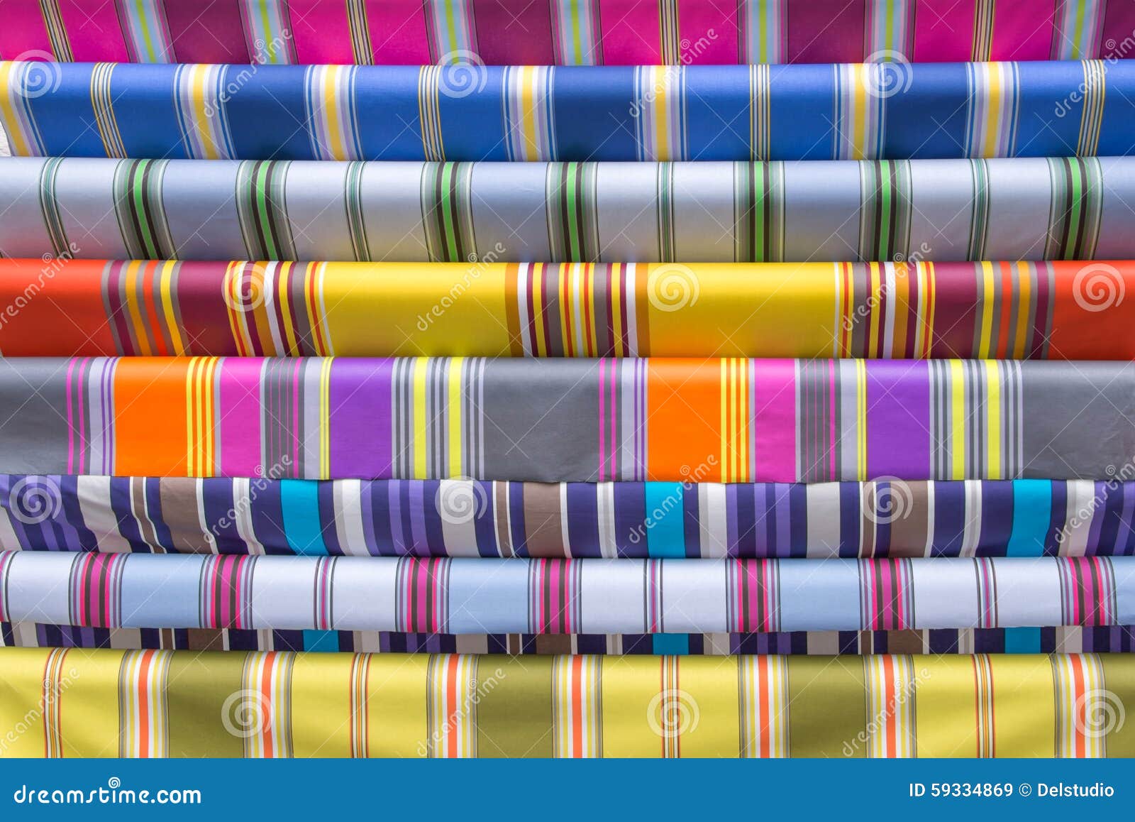 Traditional French Basque Fabric Display Stock Image - Image of ...