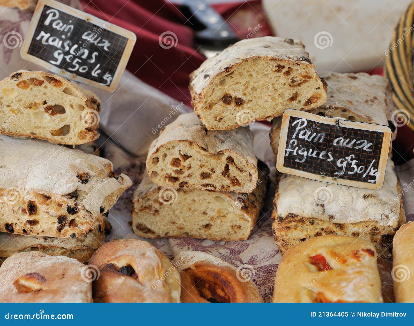 Traditional French Bread of Provence Stock Image - Image of cereal ...