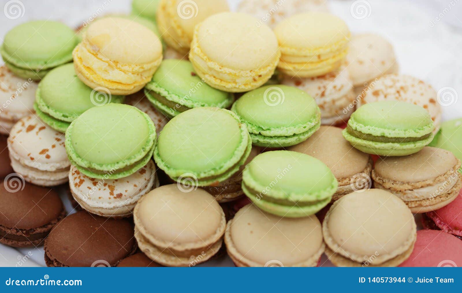 Traditional French Macarons Stock Photo - Image of pastry, assorted ...