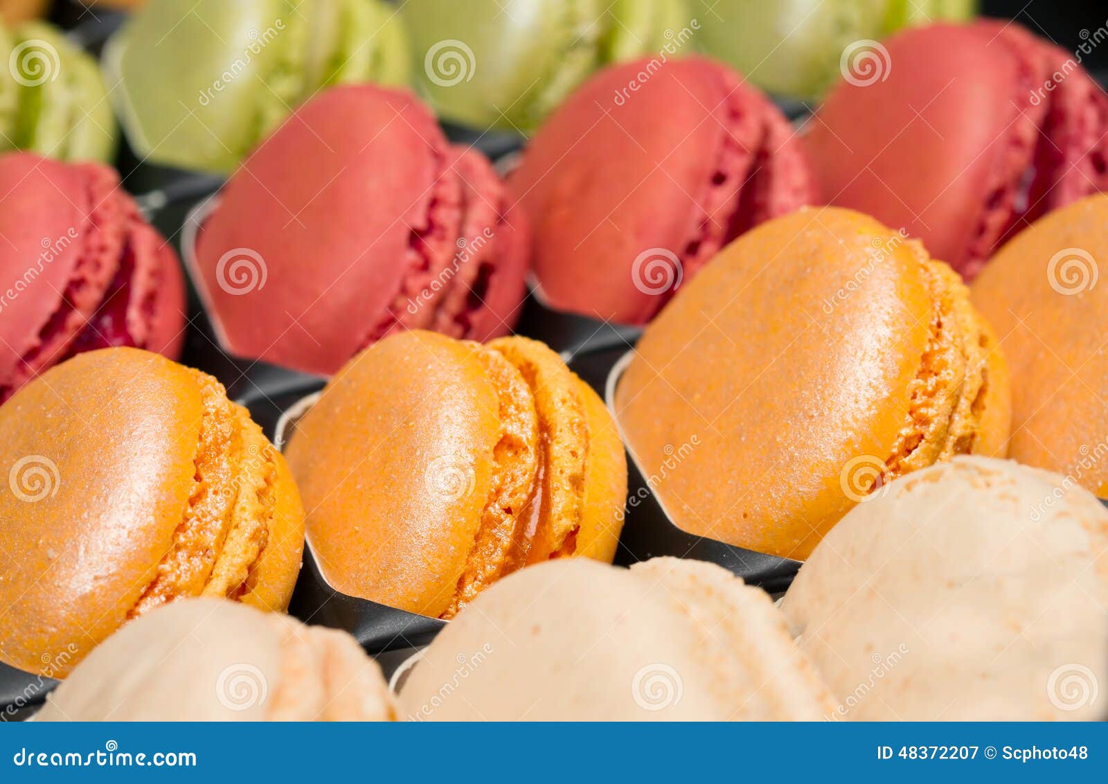 Traditional French Macaroons Stock Image - Image of gastronomy, cake ...