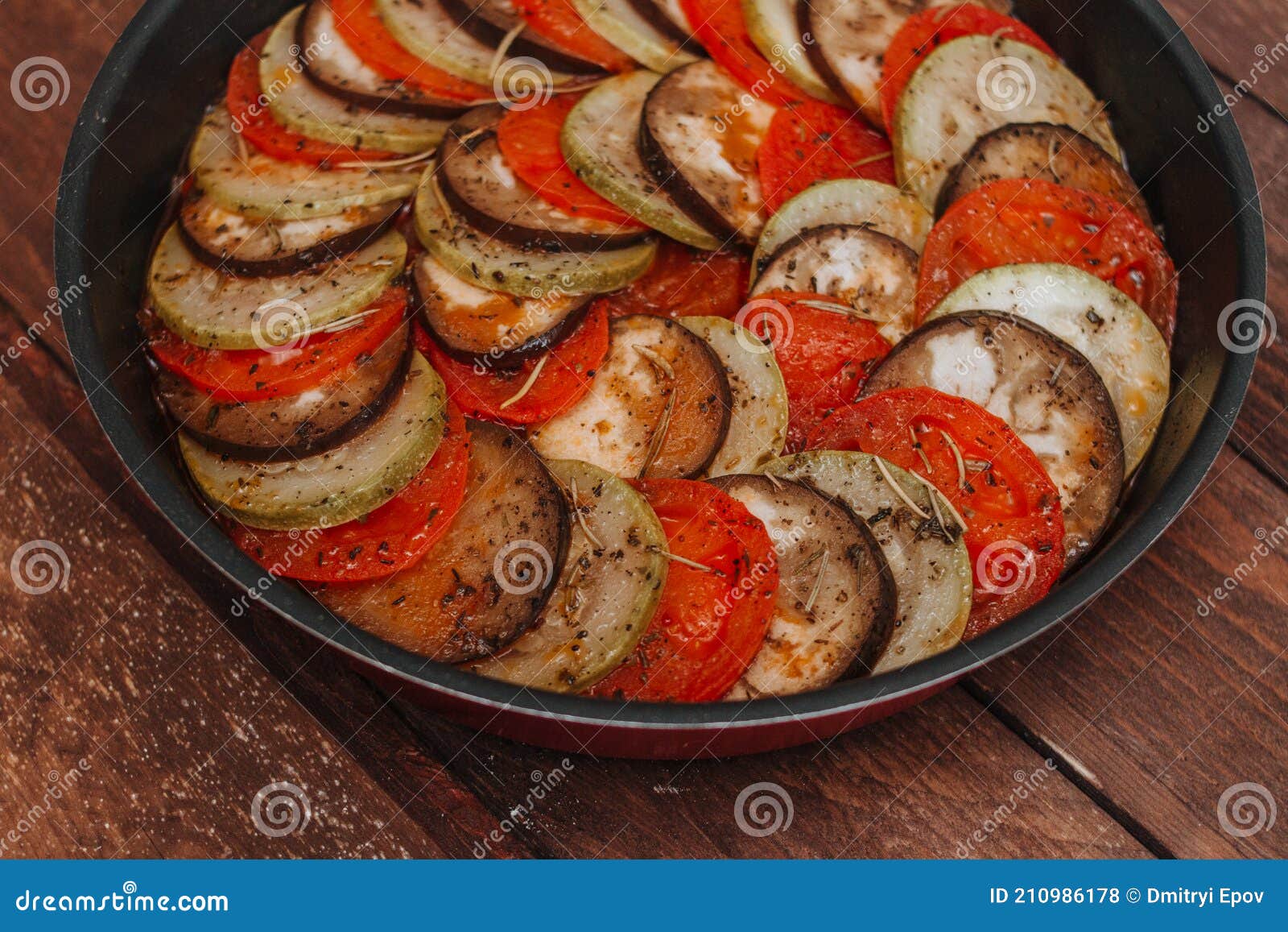 Traditional French Provencal Vegetable Dish Stock Photo - Image of ...