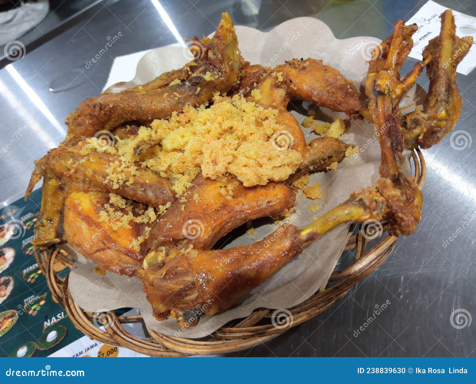 Traditional Fried Chicken for Dinner Stock Photo - Image of traditional ...