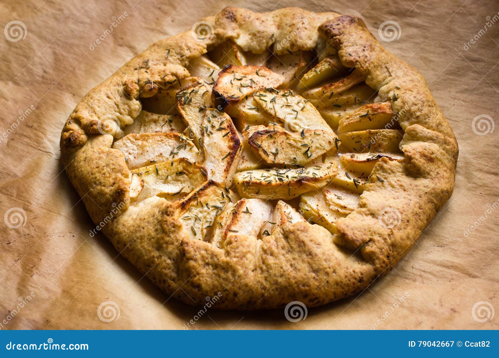 Traditional galette tart stock image. Image of bakery - 79042667