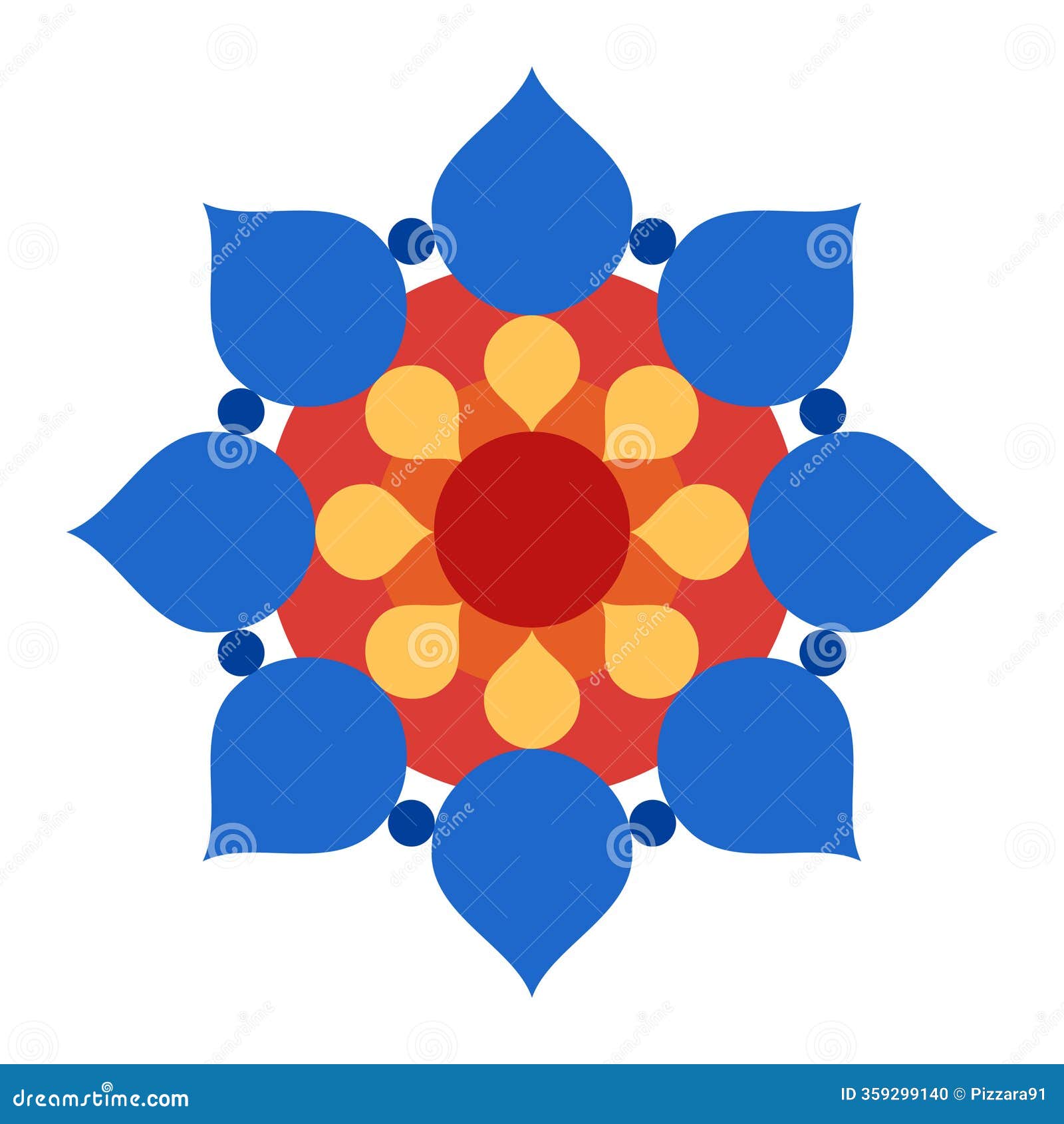 Traditional Geometric Pattern Icon Symbol for Decoration Flat Design ...