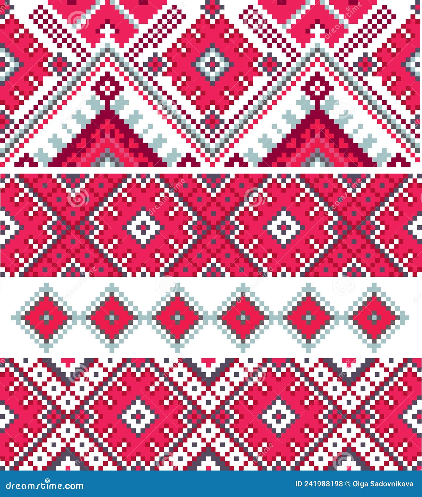 Slavic Embroidery Pattern Vector Illustration | CartoonDealer.com ...