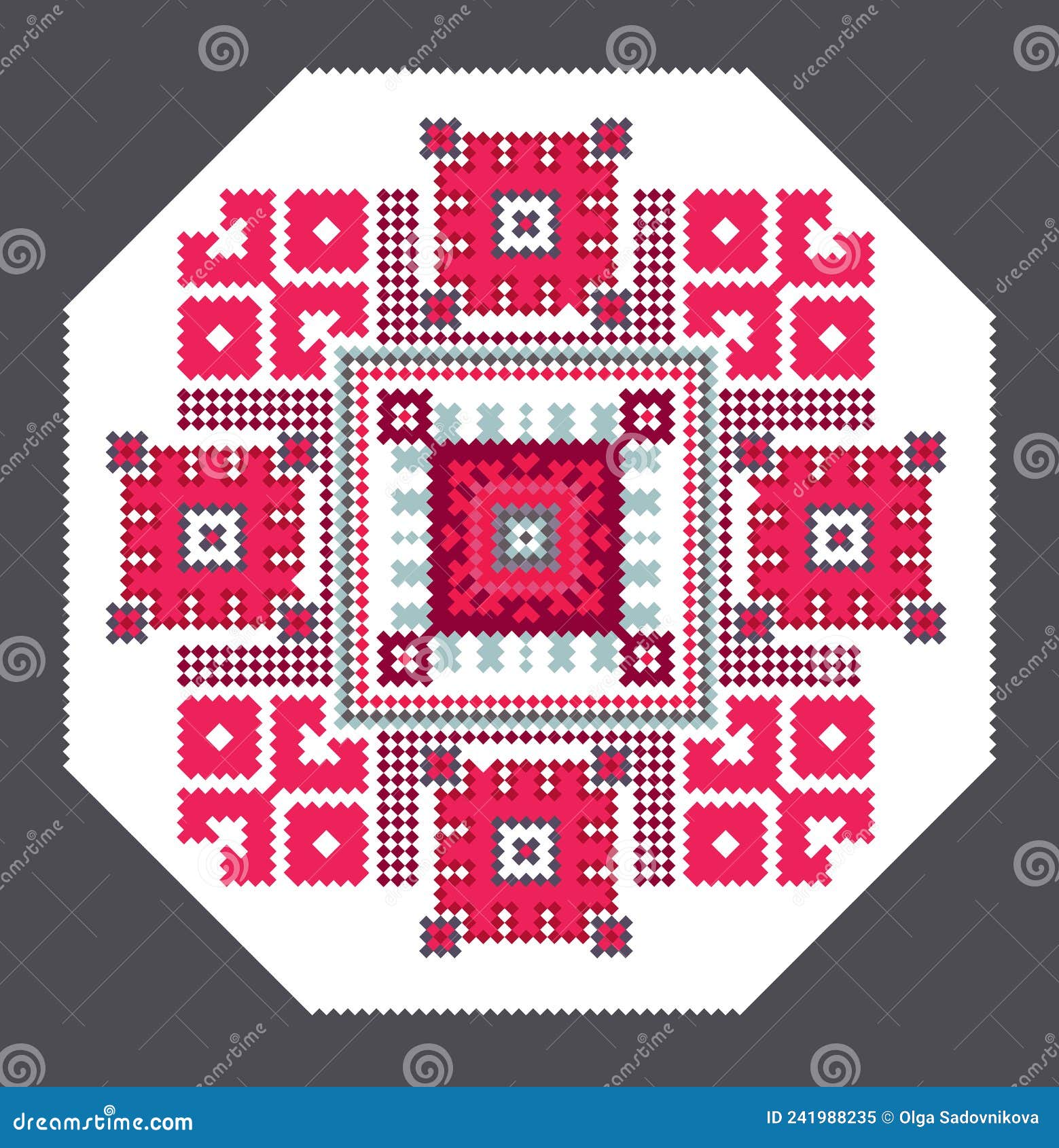 Slavic Embroidery Pattern Vector Illustration | CartoonDealer.com ...