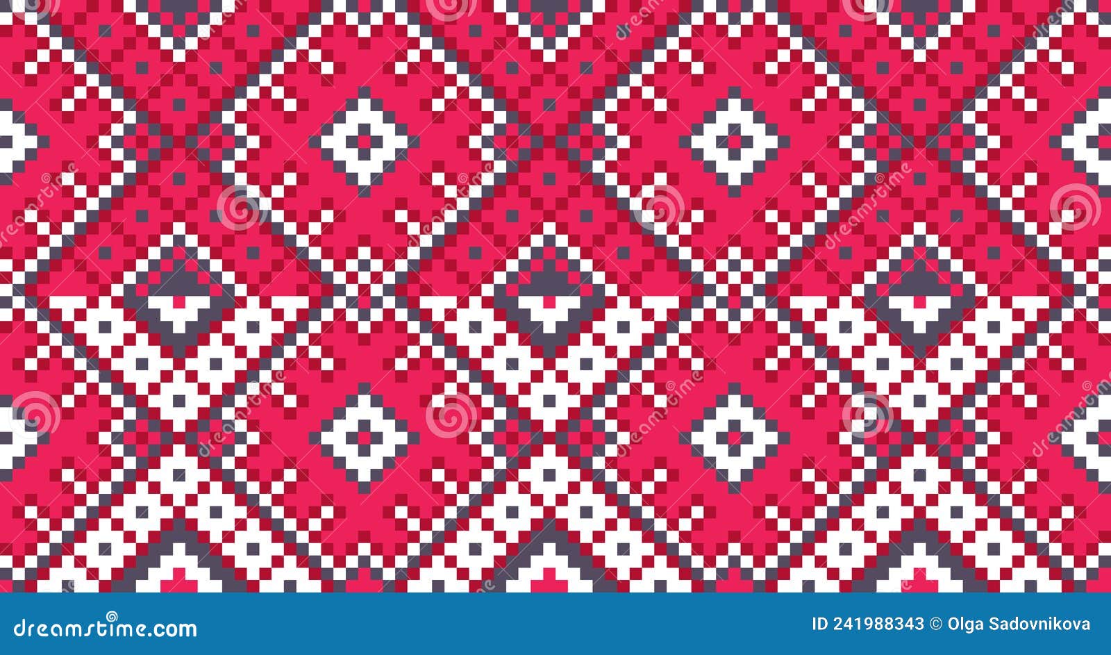 Traditional Geometric Pattern for Slavic Embroidery Stock Vector ...