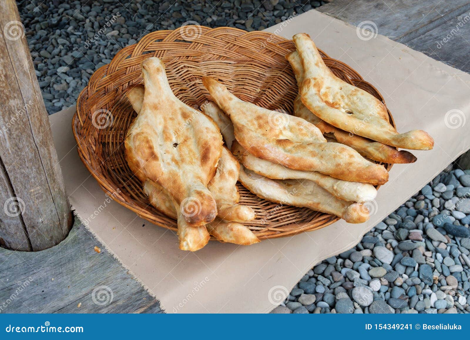 Traditional Georgian Breads Stock Image - Image of breakfast, national ...