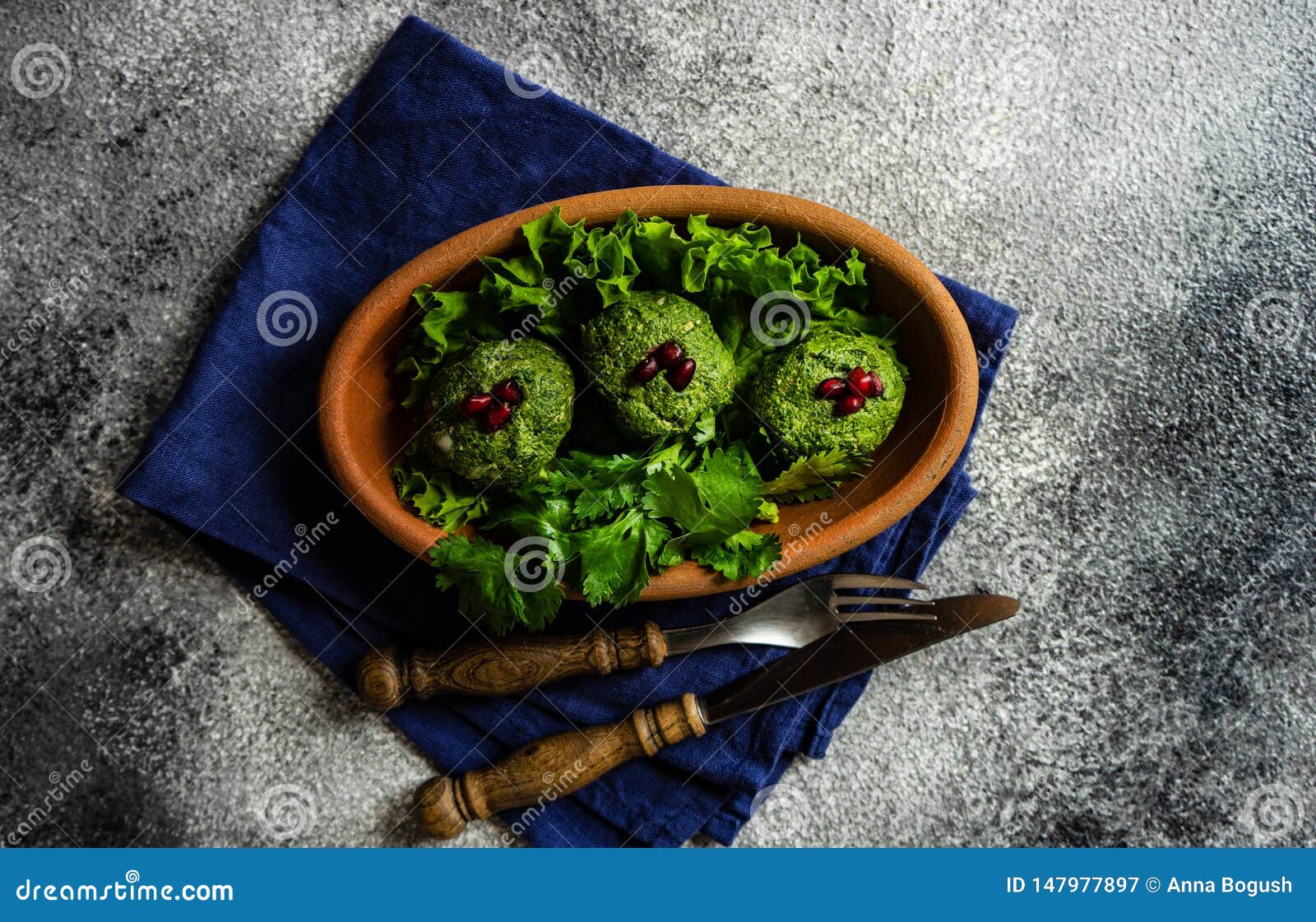Traditional Georgian Dish Phali Stock Image - Image of spice, healthy ...