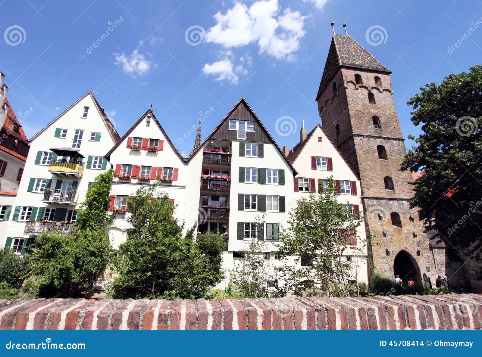 Traditional German Architecture in Ulm Stock Photo - Image of german ...