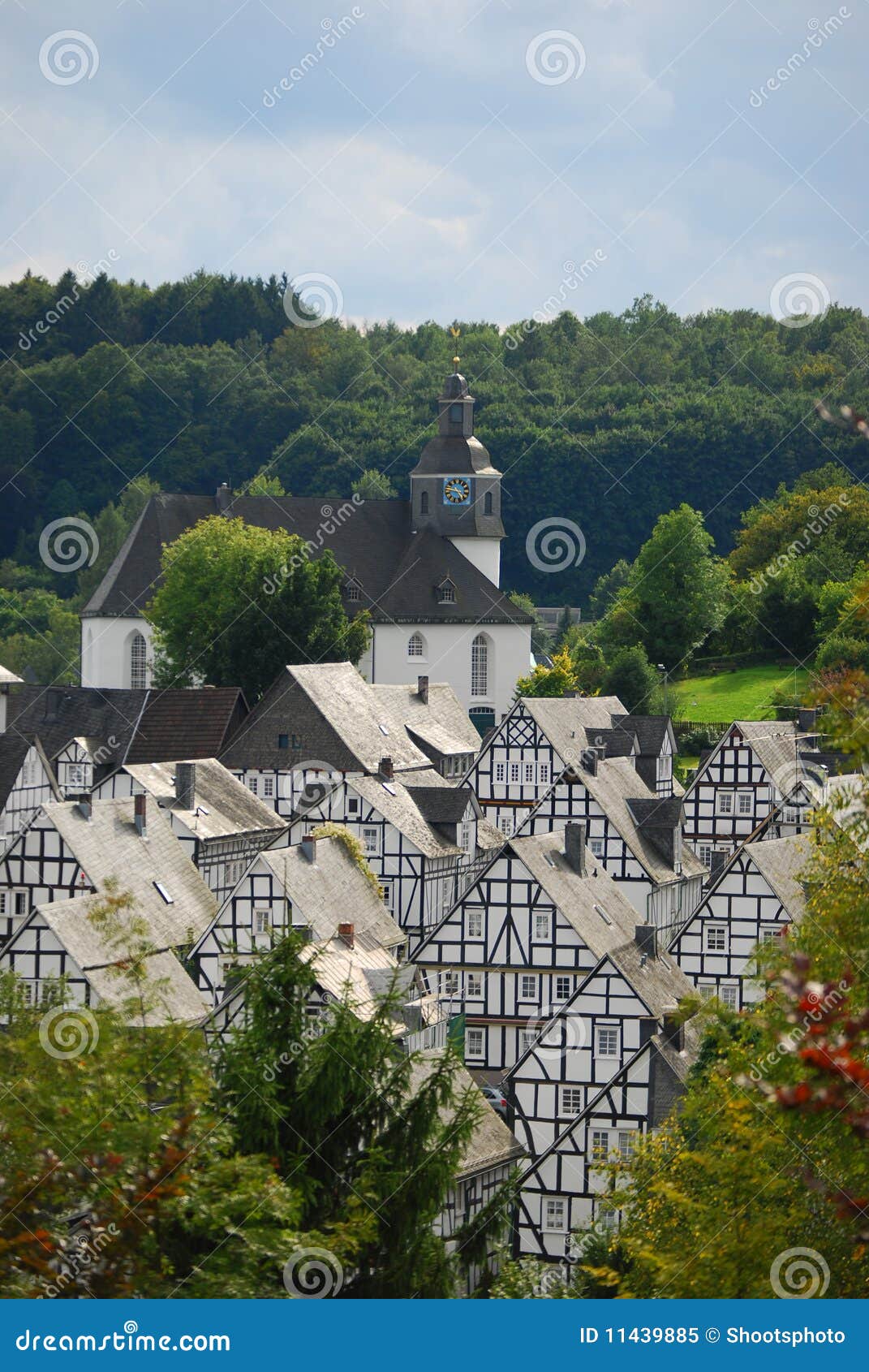 Traditional German Houses stock image. Image of homes - 11439885