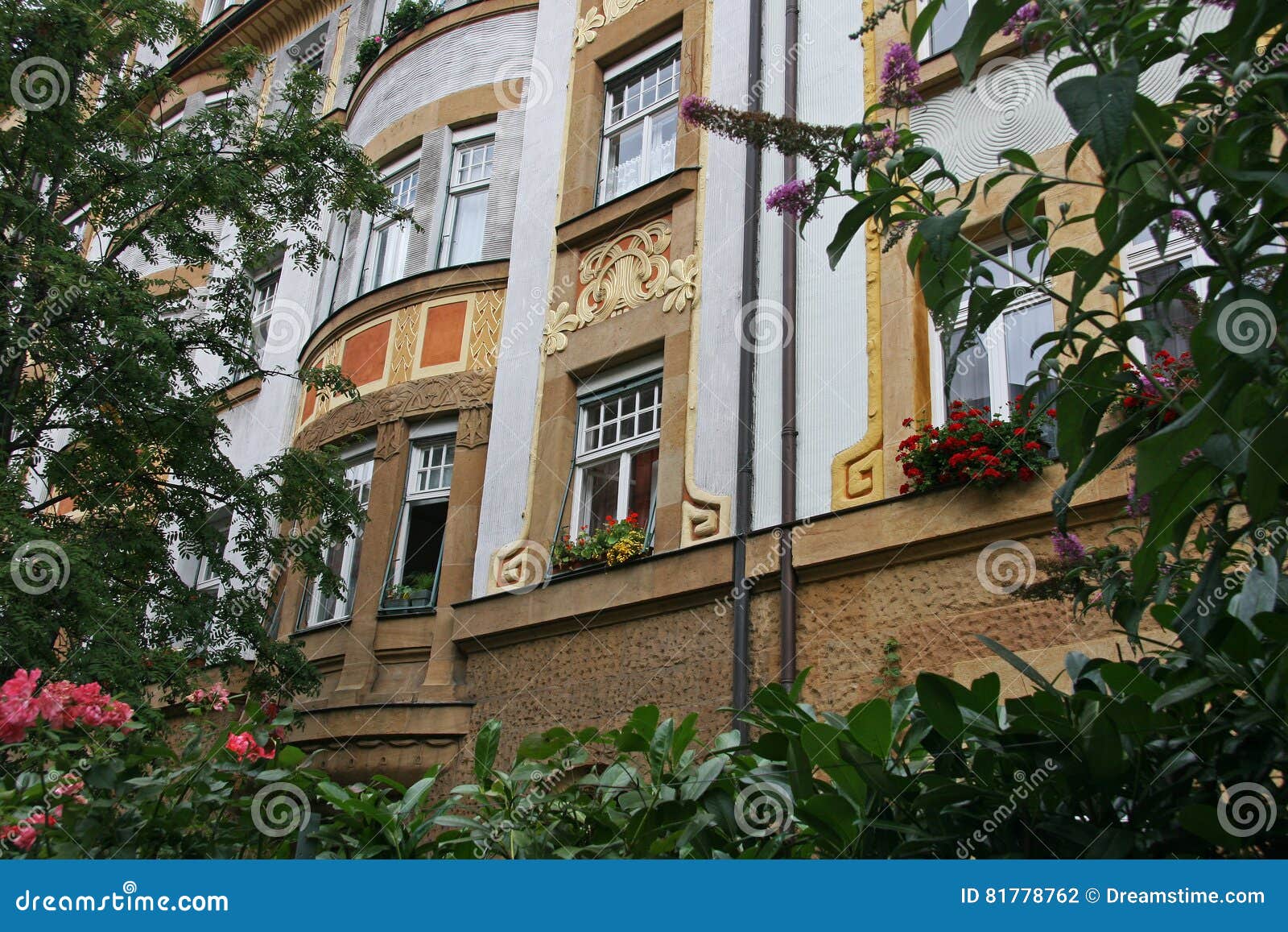 Traditional German Style and Architecture Stock Photo - Image of ...