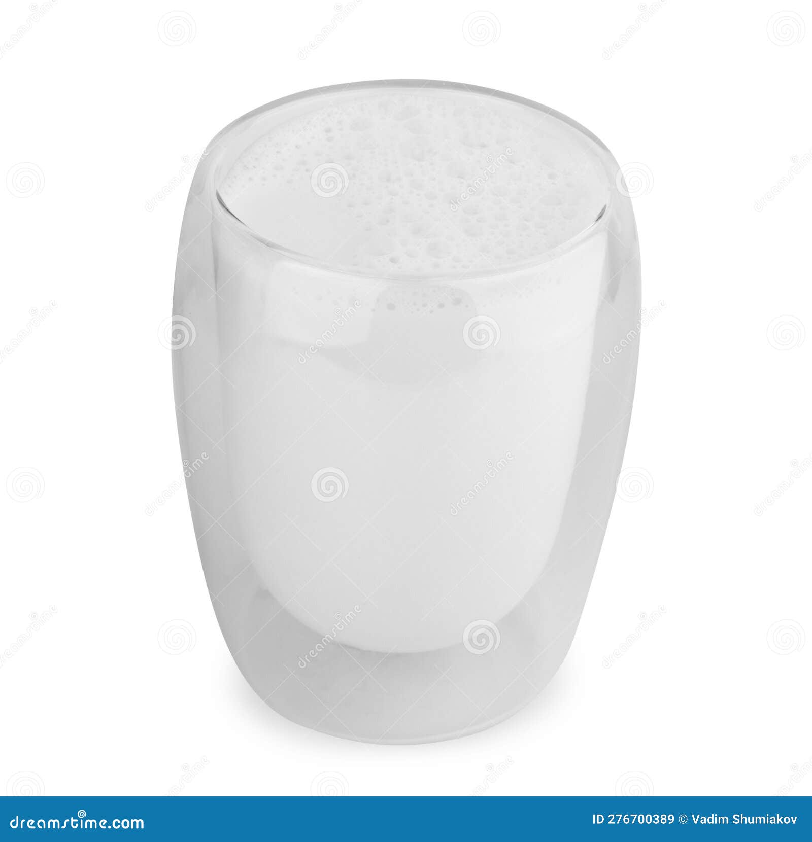 Traditional Glass Milk Bottle Isolated on a White Bottle Stock Image ...