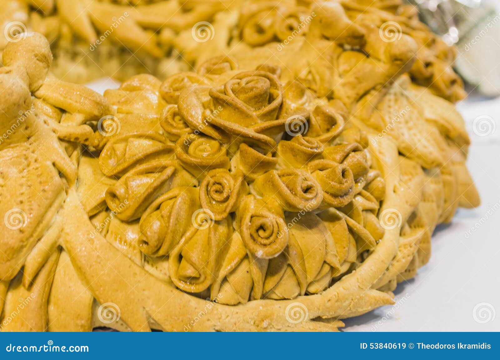 Traditional greek bread stock image. Image of athens - 53840619