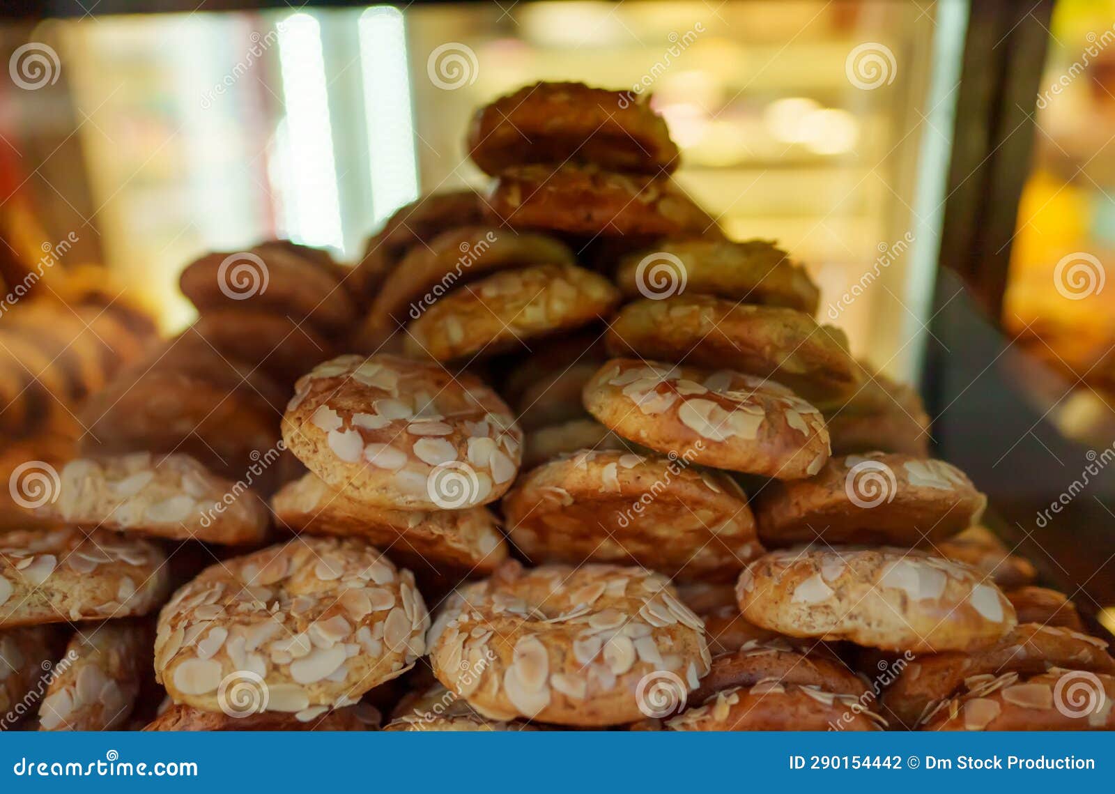 Traditional Greek cookies. stock photo. Image of italian - 290154442