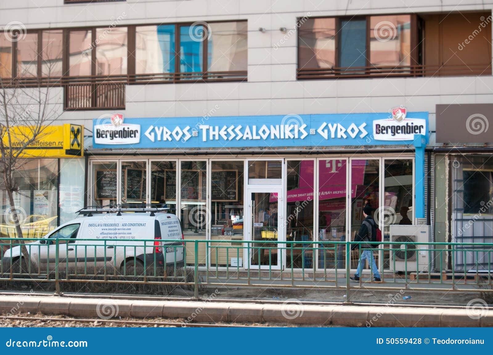 Traditional greek gyros editorial stock photo. Image of restaurant ...