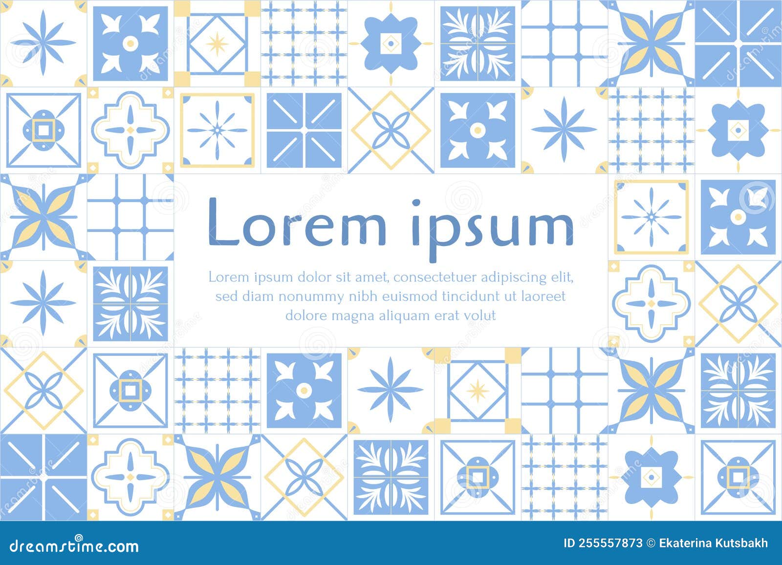 Traditional Greek or Mediterranean Tiling Pattern, Vector Abstract ...