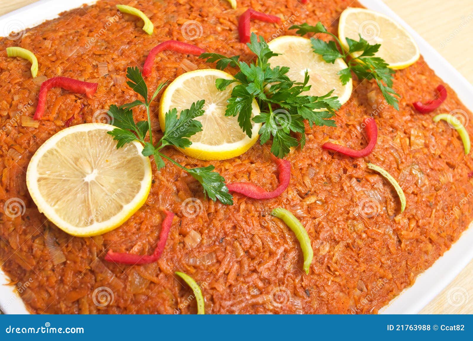 Traditional Greek Style Fish Stock Photo - Image of parsley, dish: 21763988