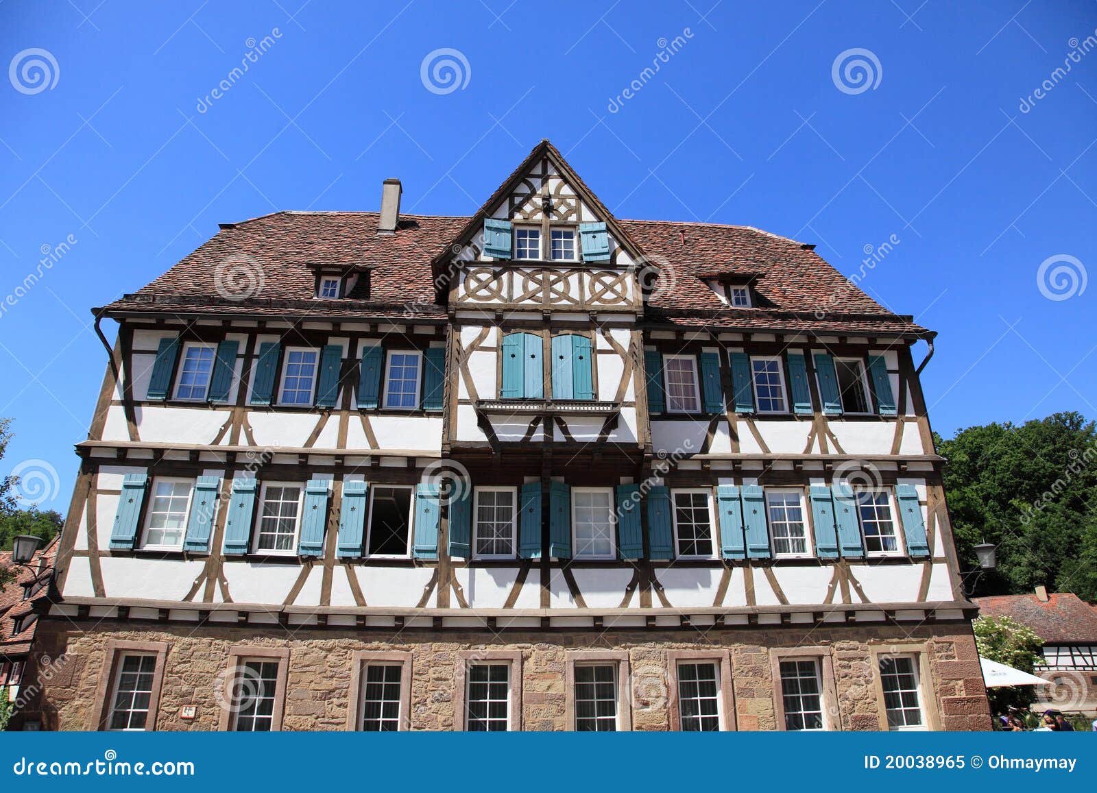 Traditional Half-timbered House Stock Image - Image of german, house ...