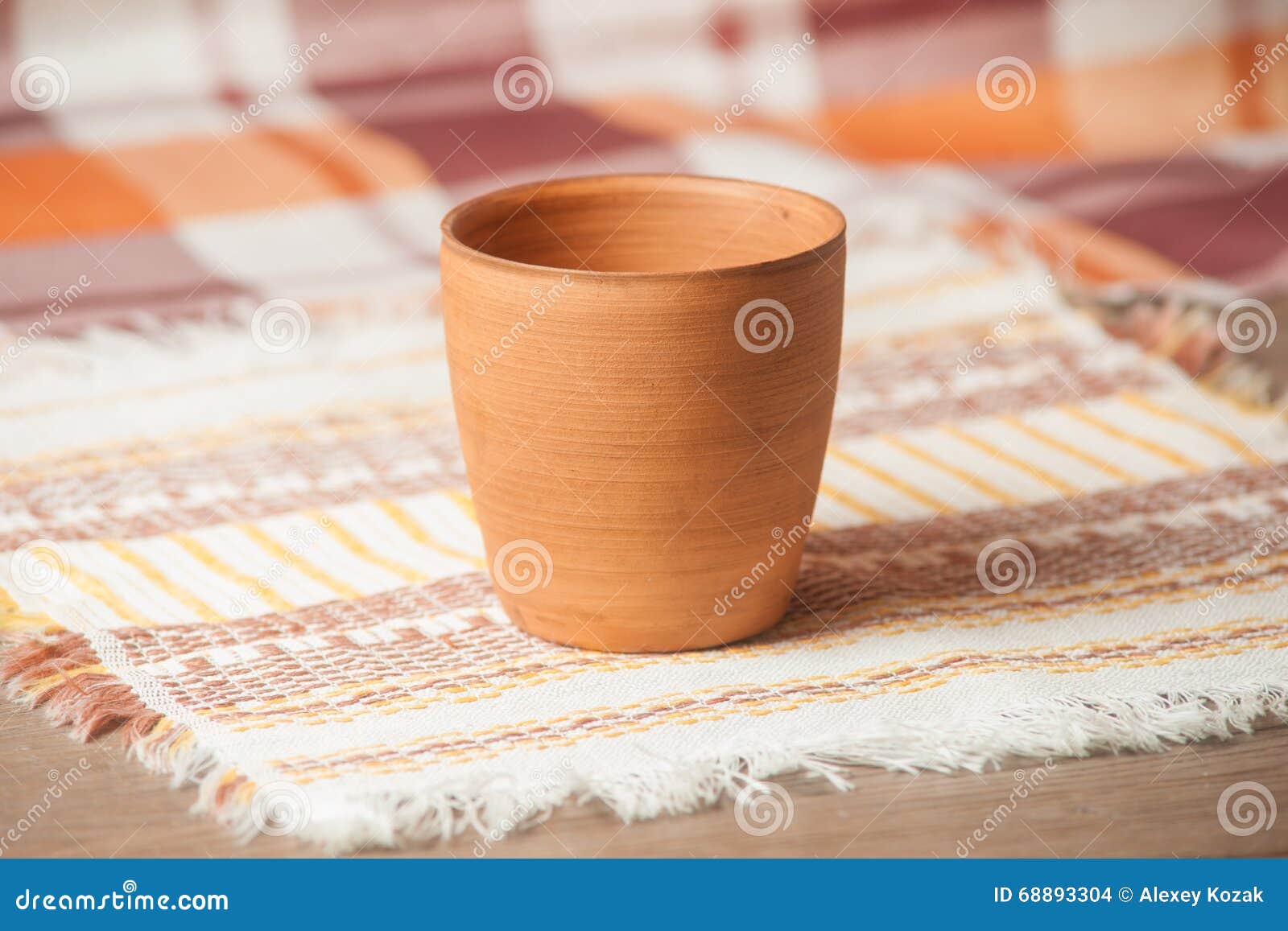 Traditional Handcrafted Mug Stock Photo - Image of decorated, clay ...