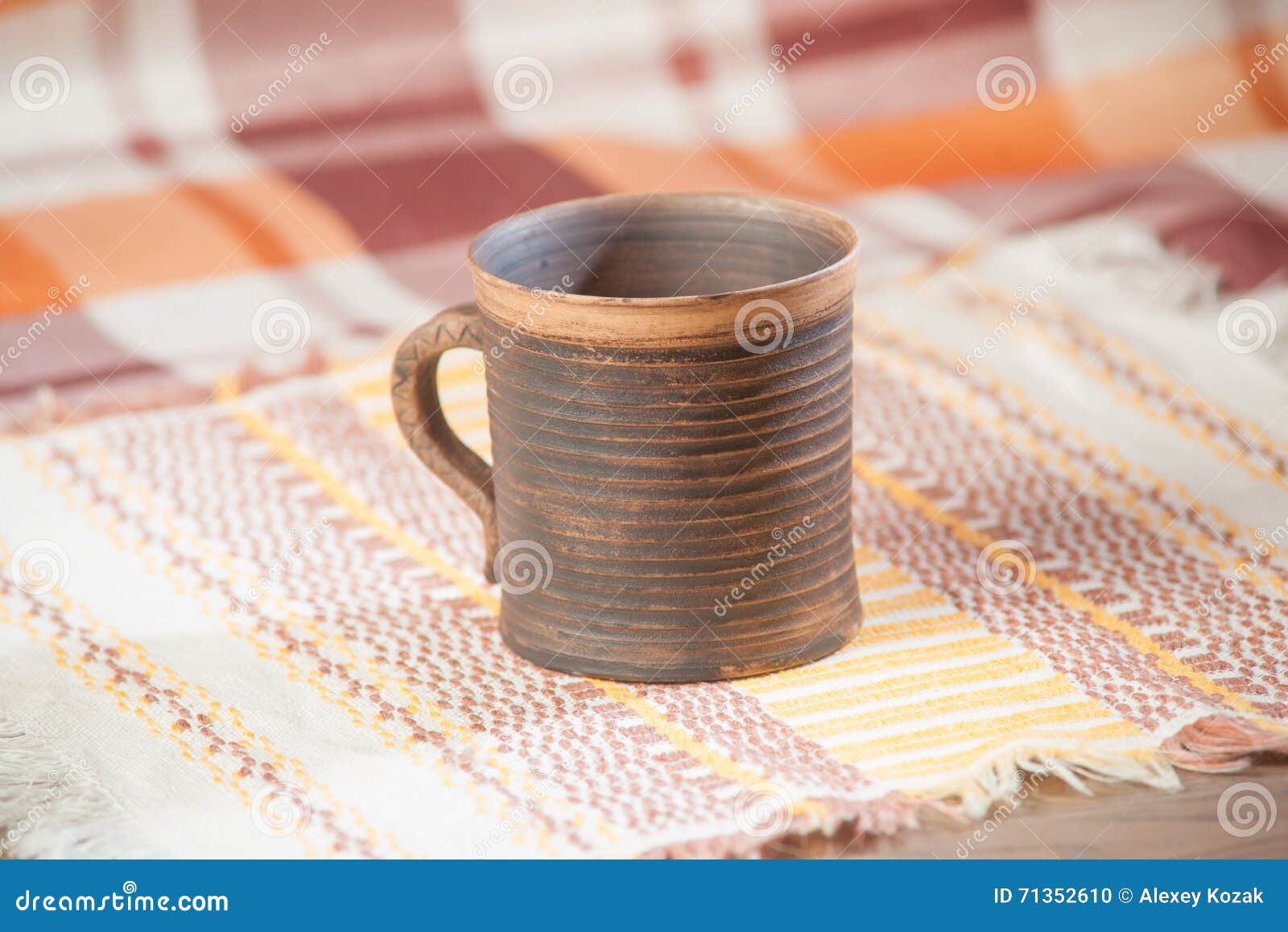 Traditional Handcrafted Mug Stock Photo - Image of pattern, ceramics ...