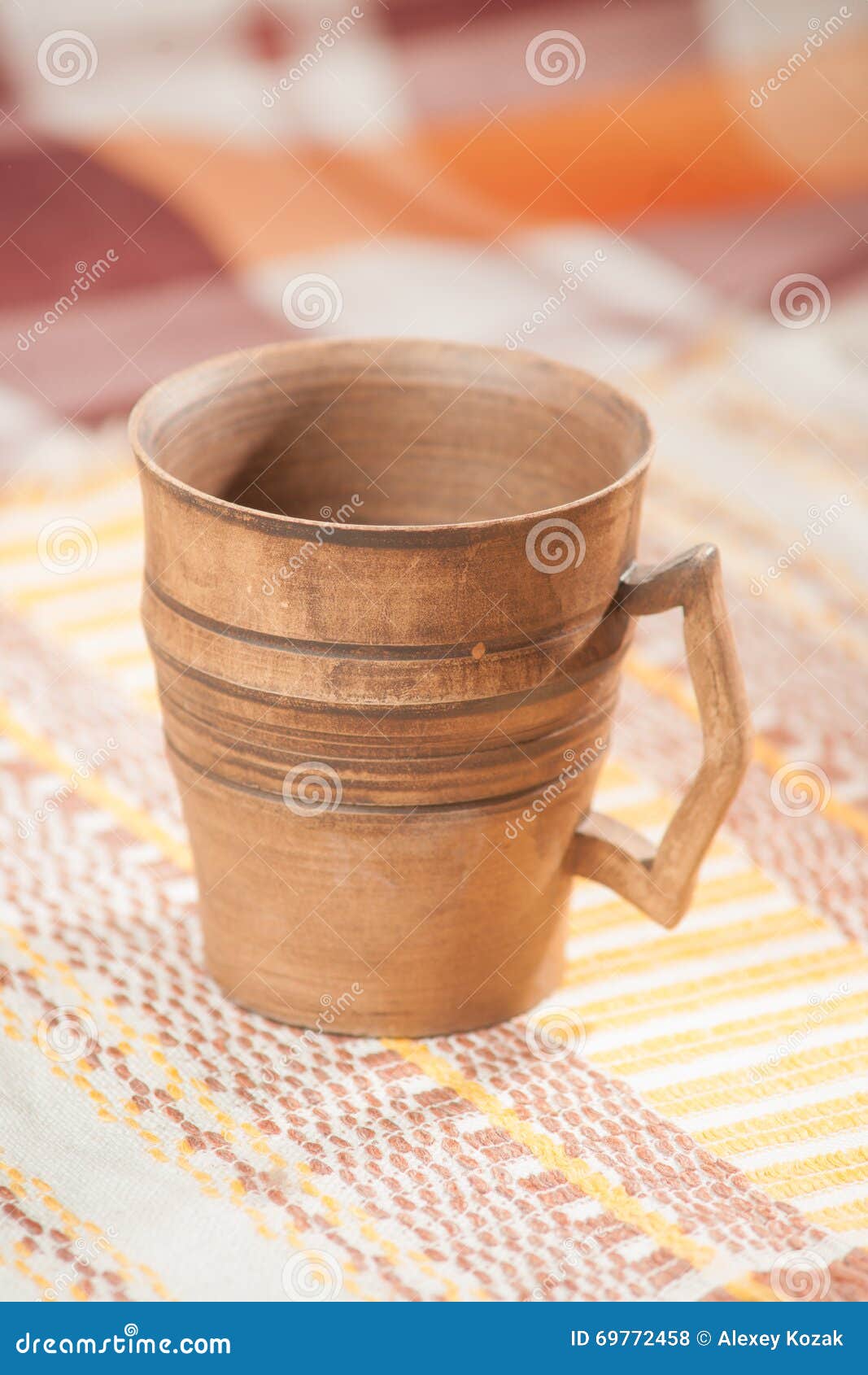 Traditional Handcrafted Mug Stock Photo - Image of domestic, decorated ...