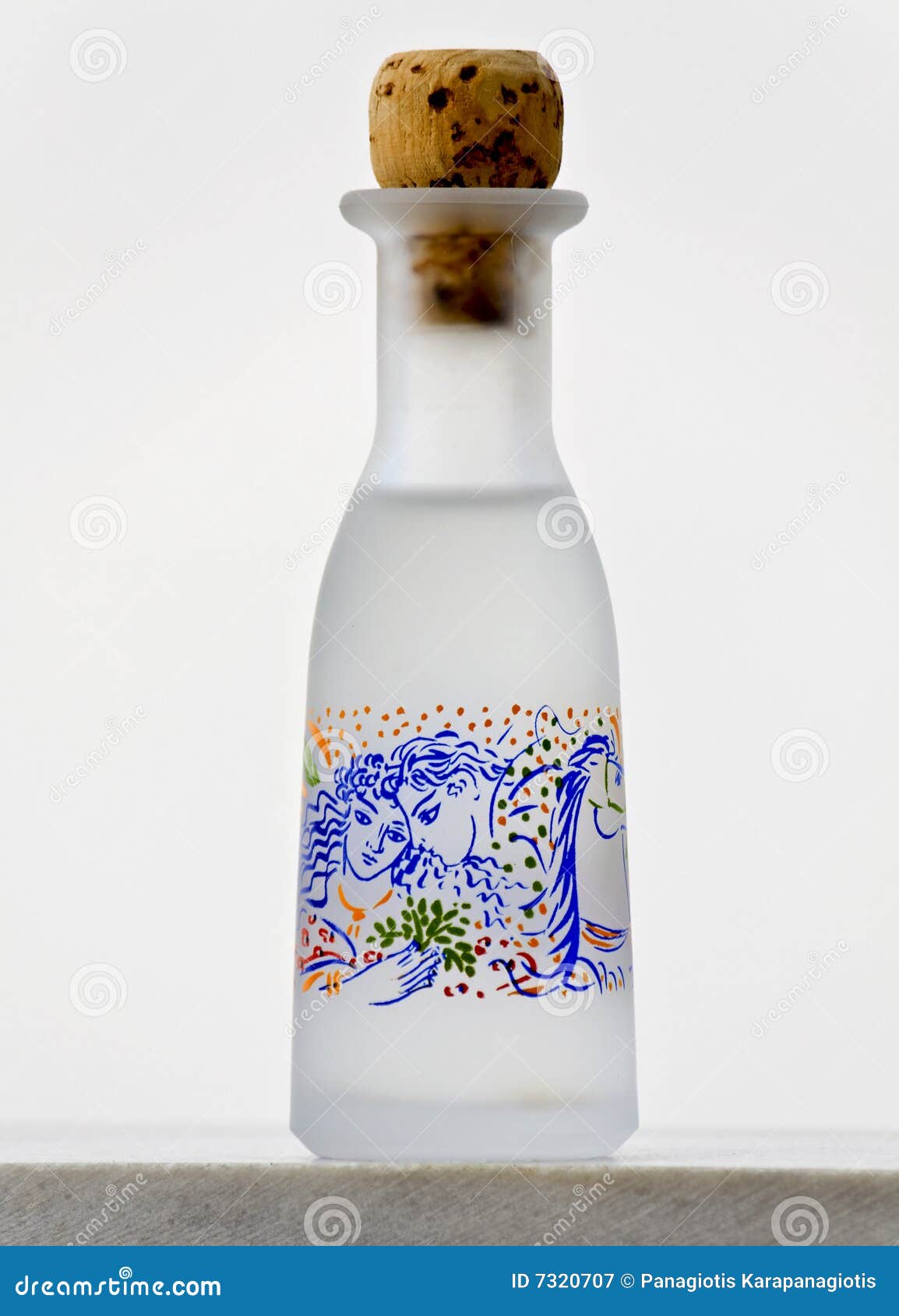 Traditional Handmade Bottle Stock Image - Image of decoration, greek ...