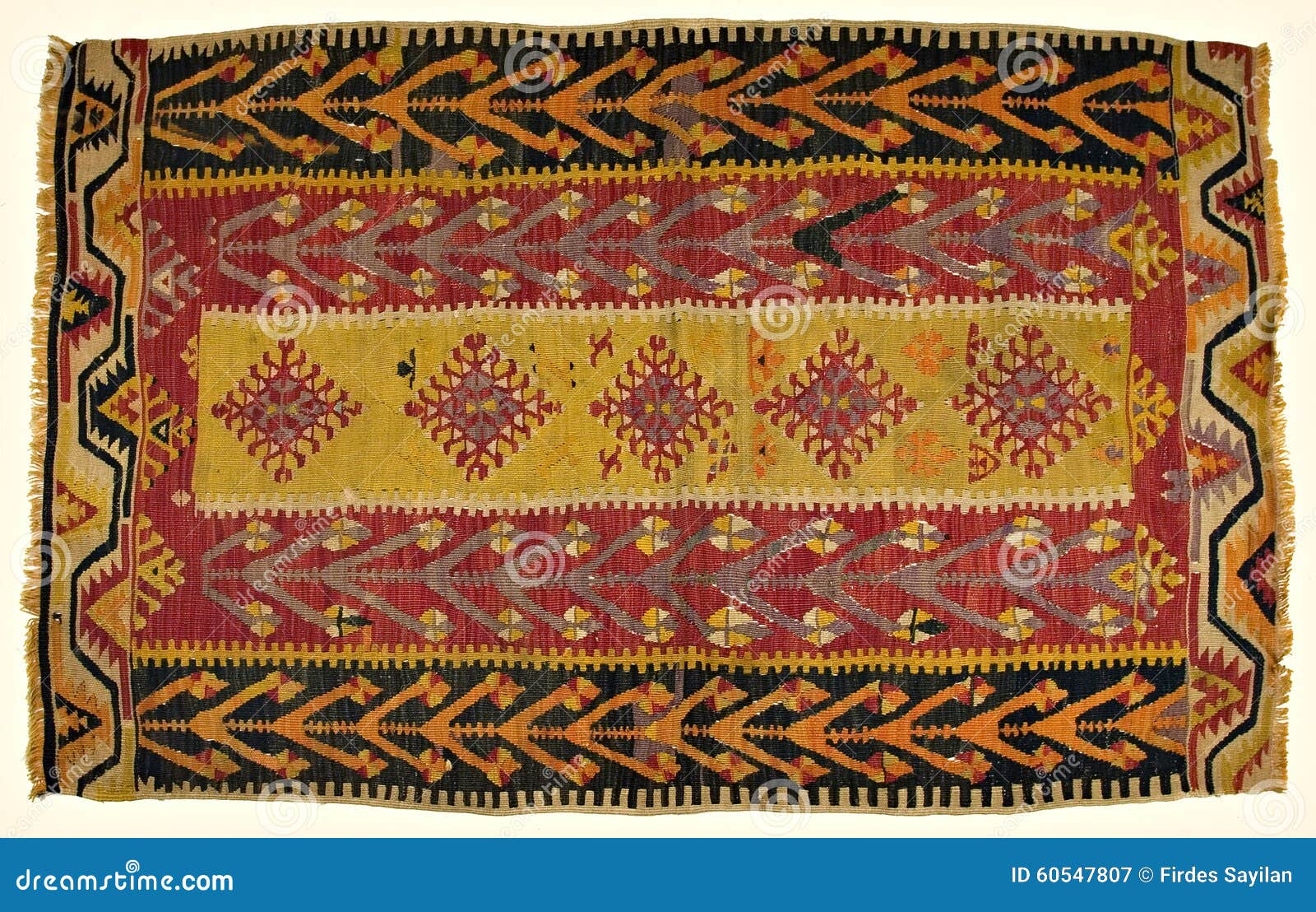Traditional Handmade Turkish Carpet Stock Image - Image of home, floral ...