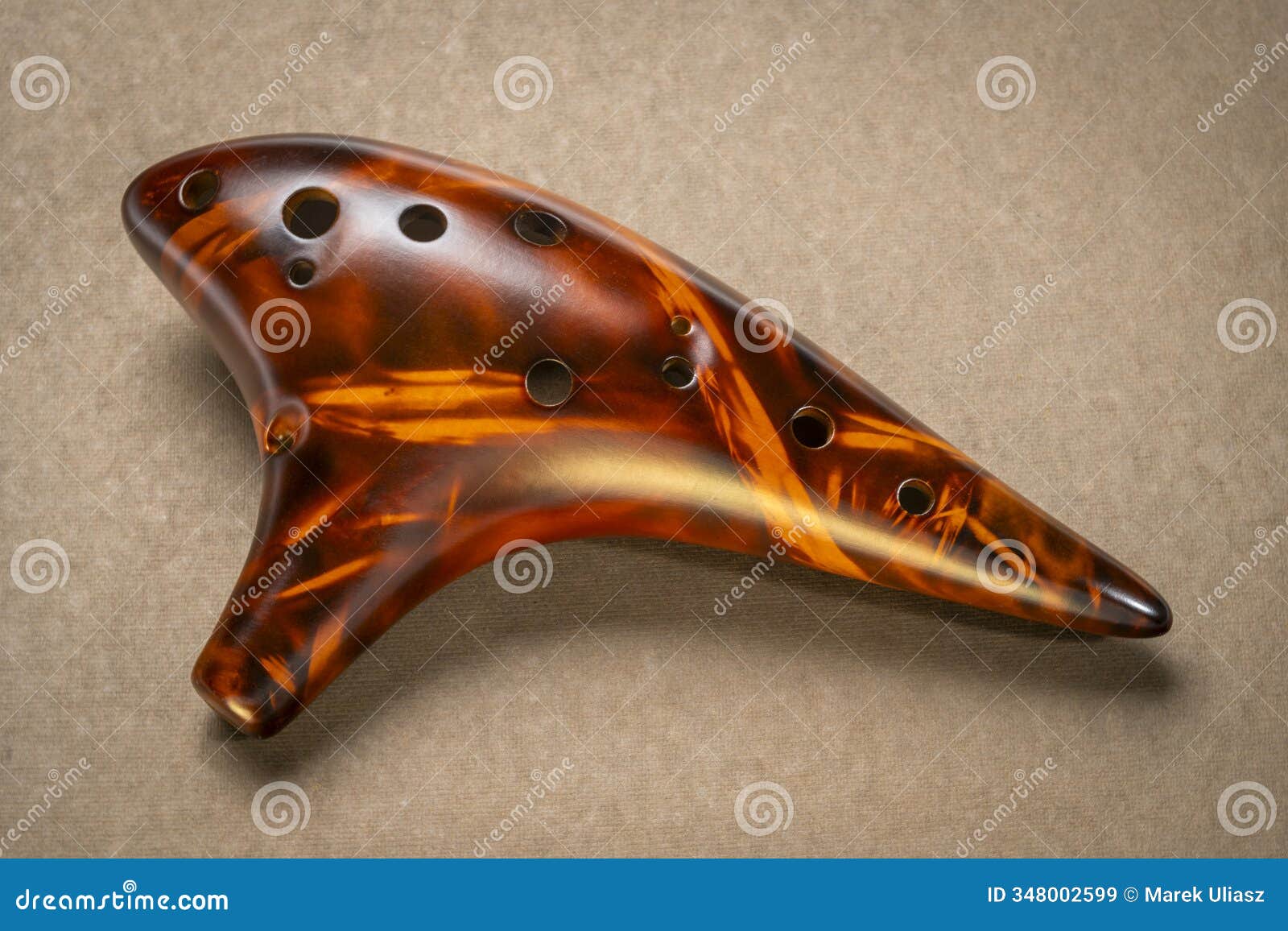 Traditional 12 Hole Ceramic Ocarina, Wind Musical Instrument Stock ...