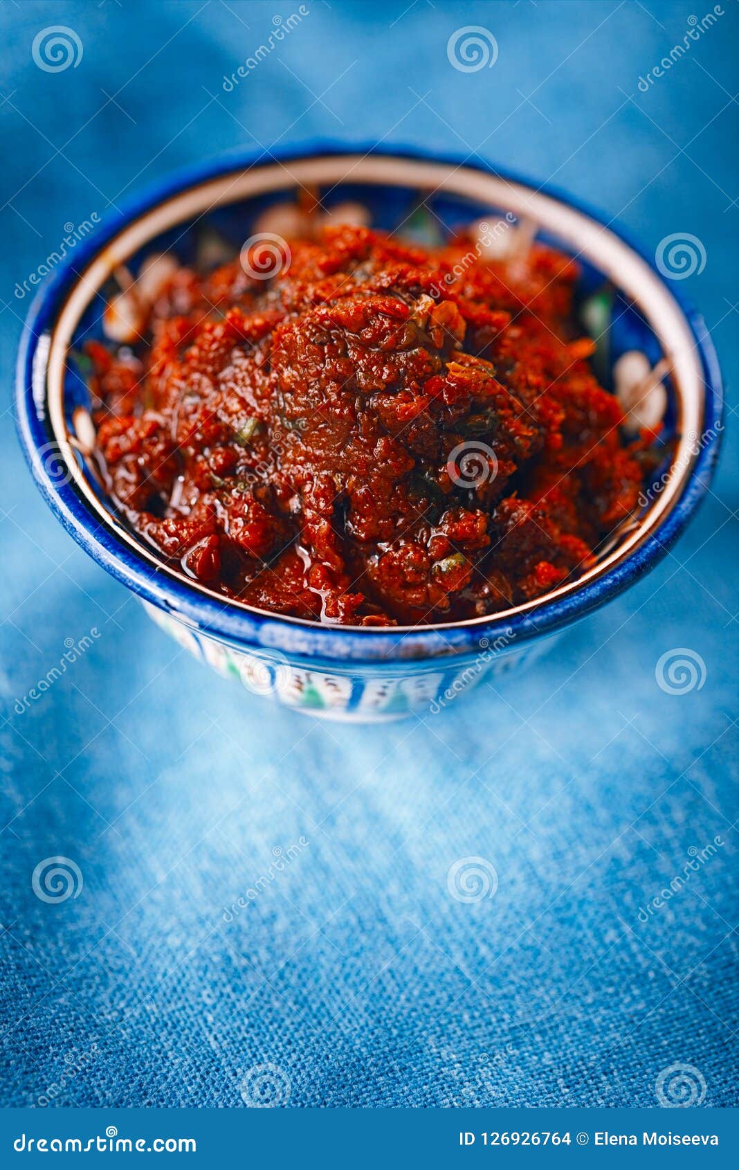 Traditional Home-made Harissa Stock Photo - Image of rose, food: 126926764