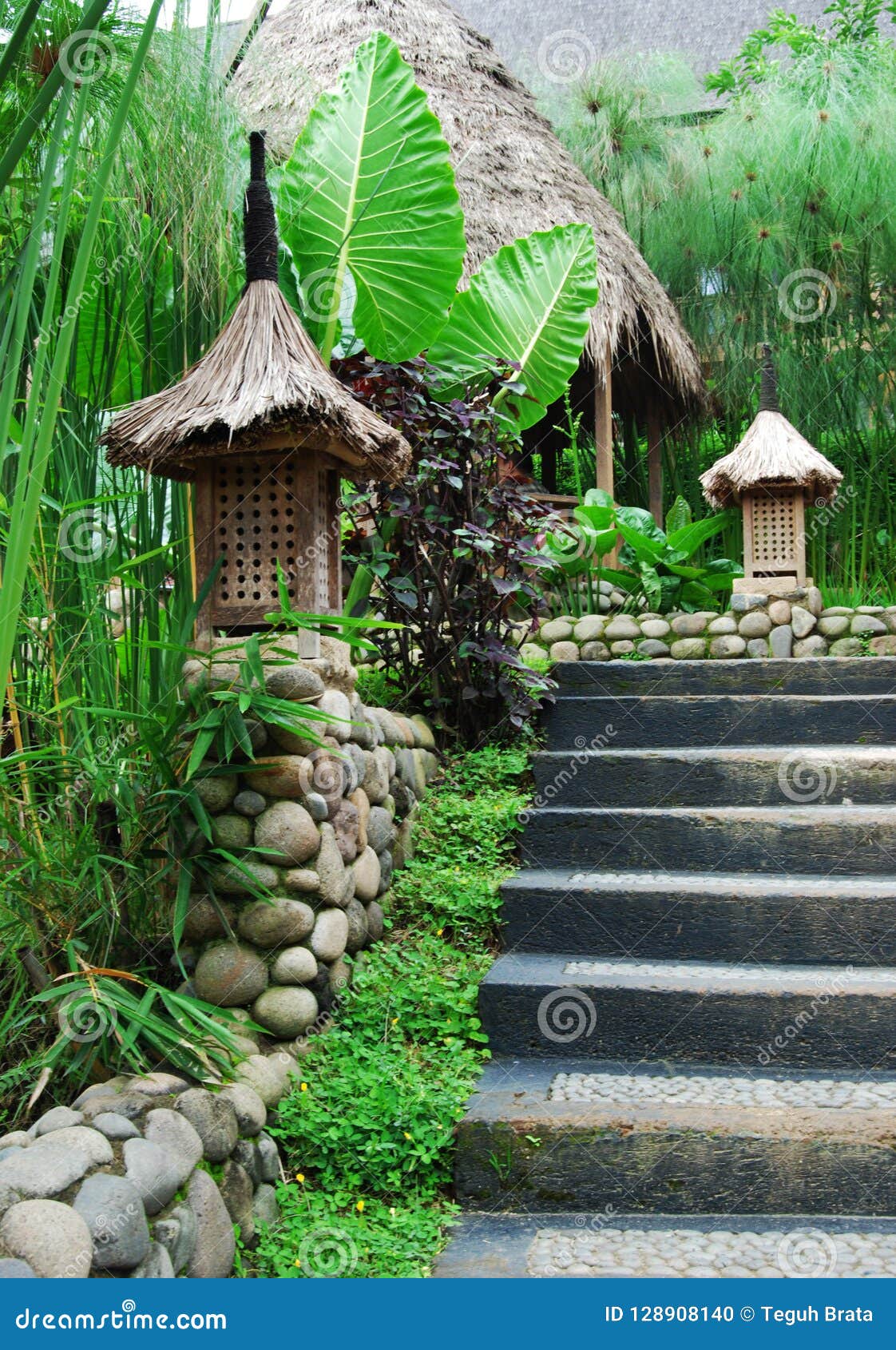Traditional Home in West Java, Indonesia 2 Stock Photo - Image of ...