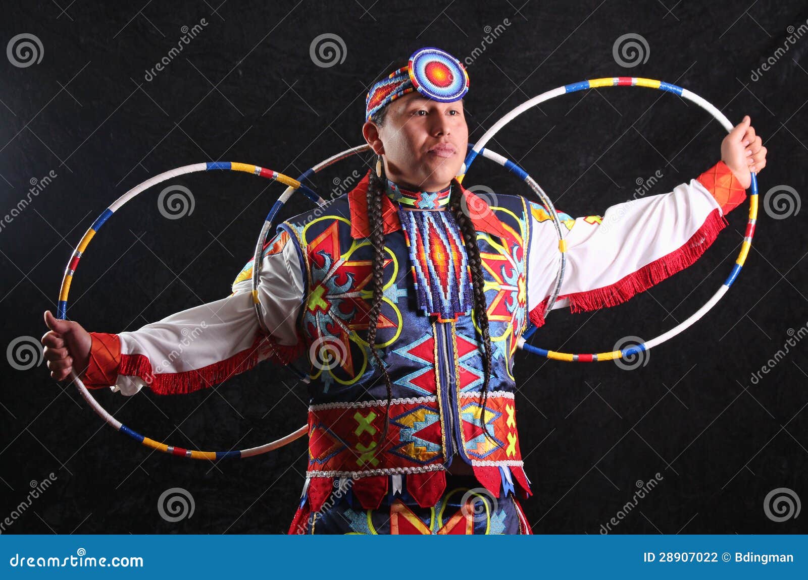 Traditional Hoop Dancer editorial photography. Image of american - 28907022