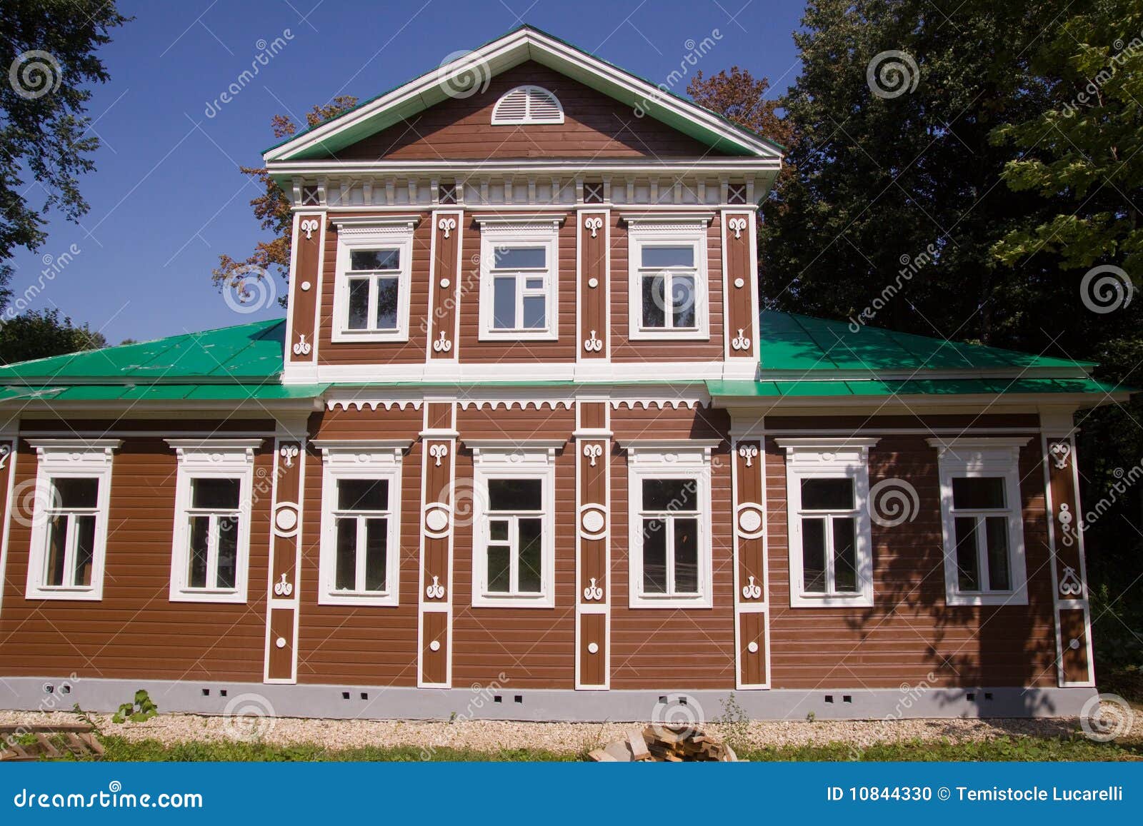 Traditional house stock photo. Image of country, brilliant - 10844330