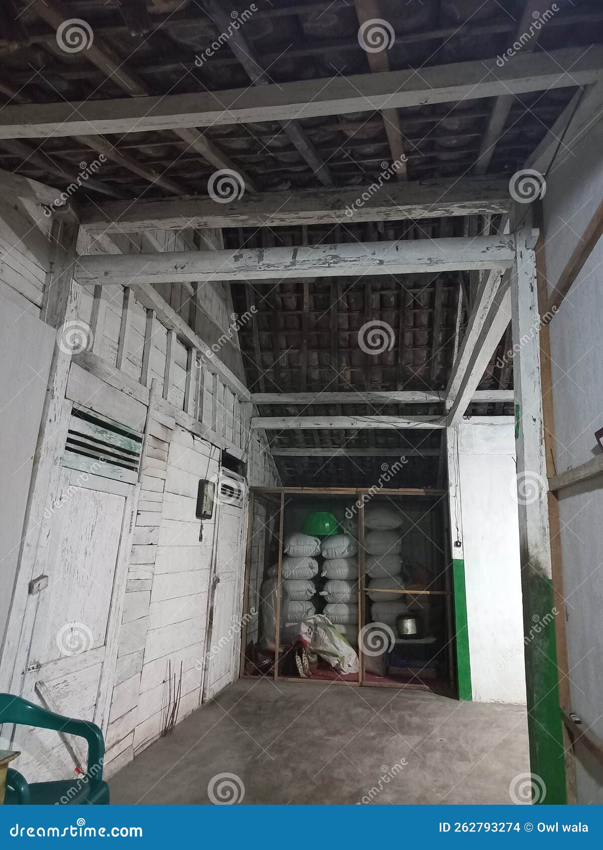 Traditional House with Granary Inside Stock Photo - Image of granary ...